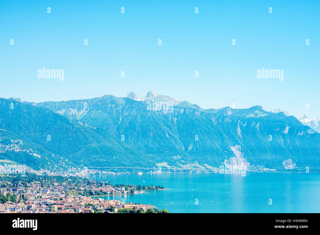 Geneva lake in Switzerland Stock Photo - Alamy