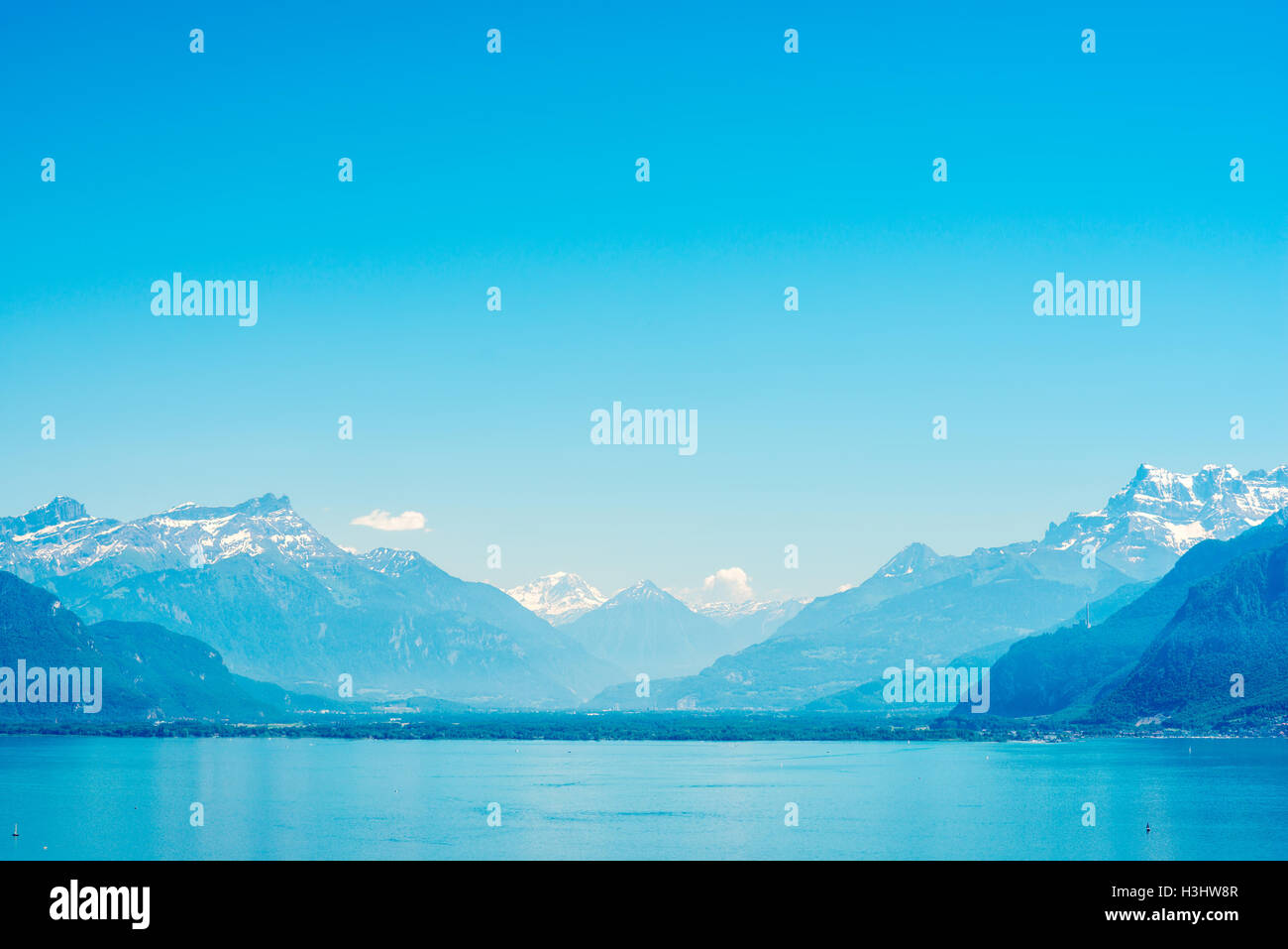 Geneva lake in Switzerland Stock Photo - Alamy