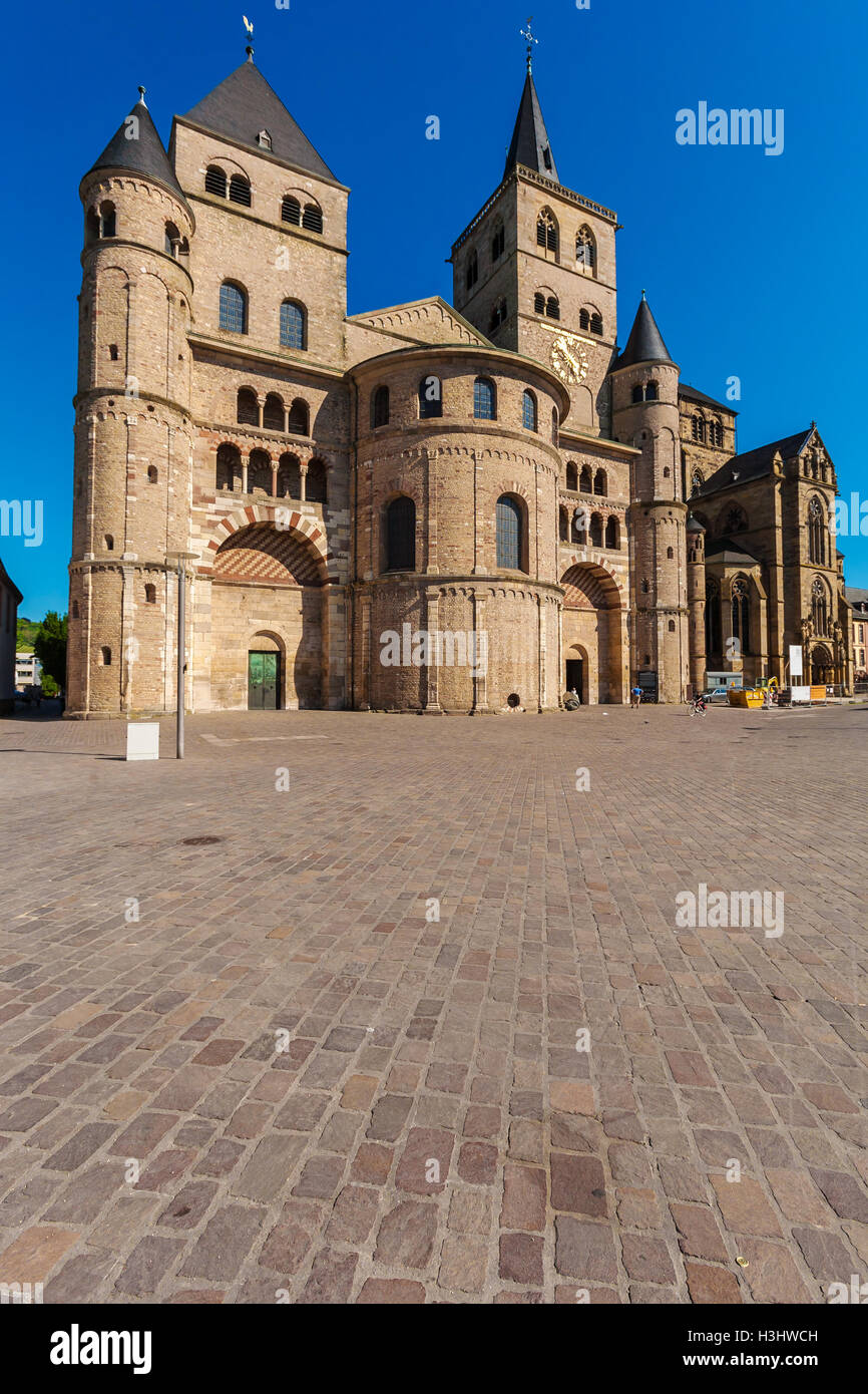 Roman Cathedral of Saint Peter, the oldest cathedral in Germany, Trier ...