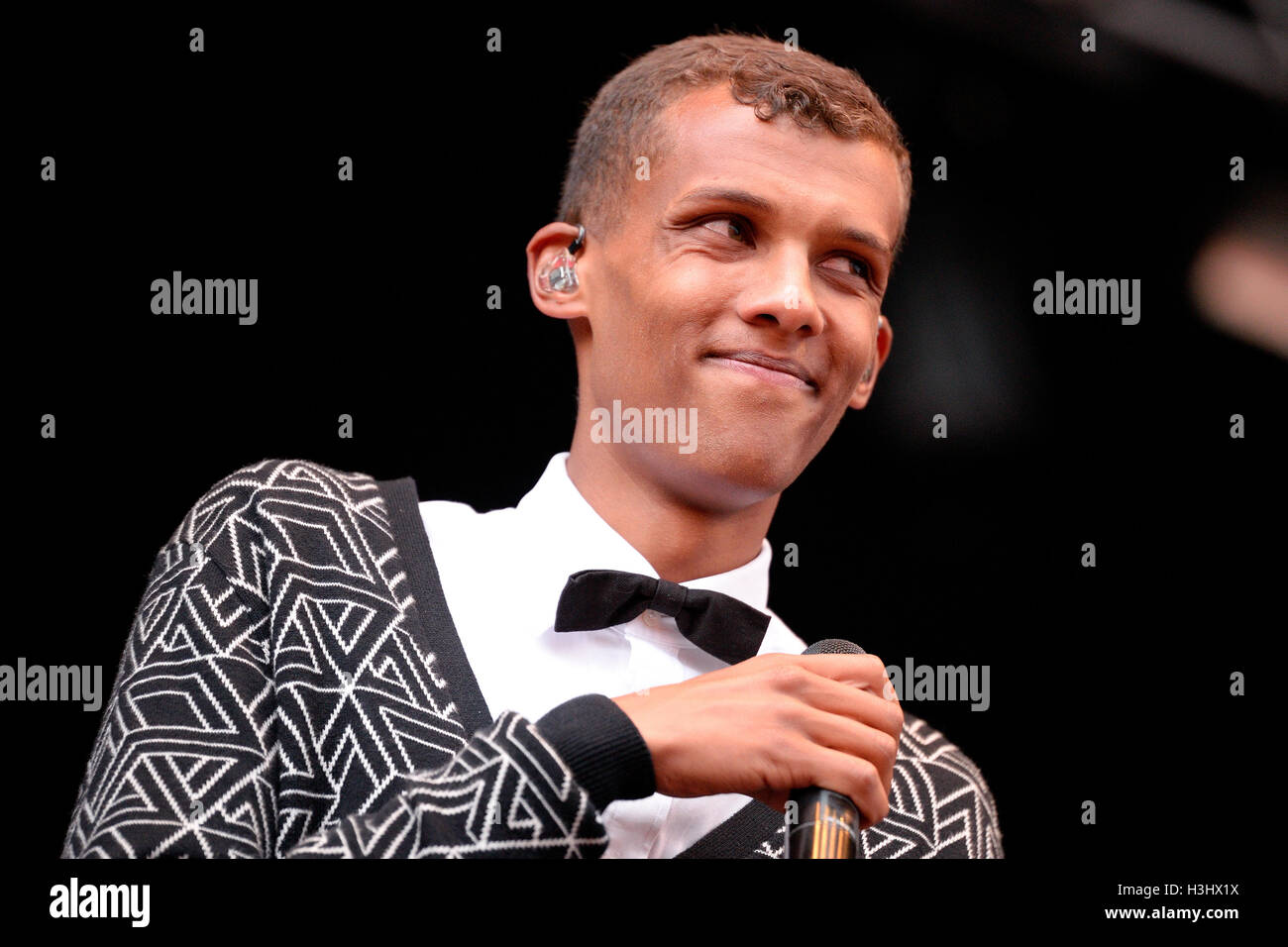BARCELONA - MAY 28: Stromae, Belgian singer who plays House, New Beat ...