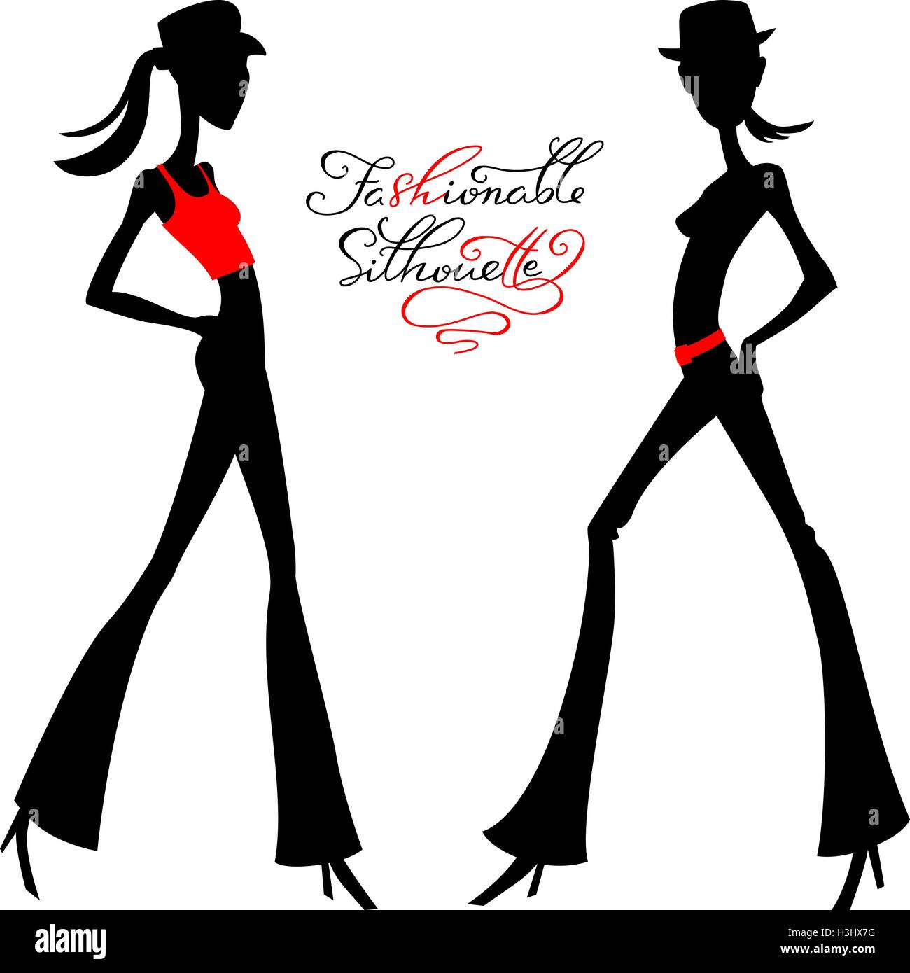 Fashion Model Vector