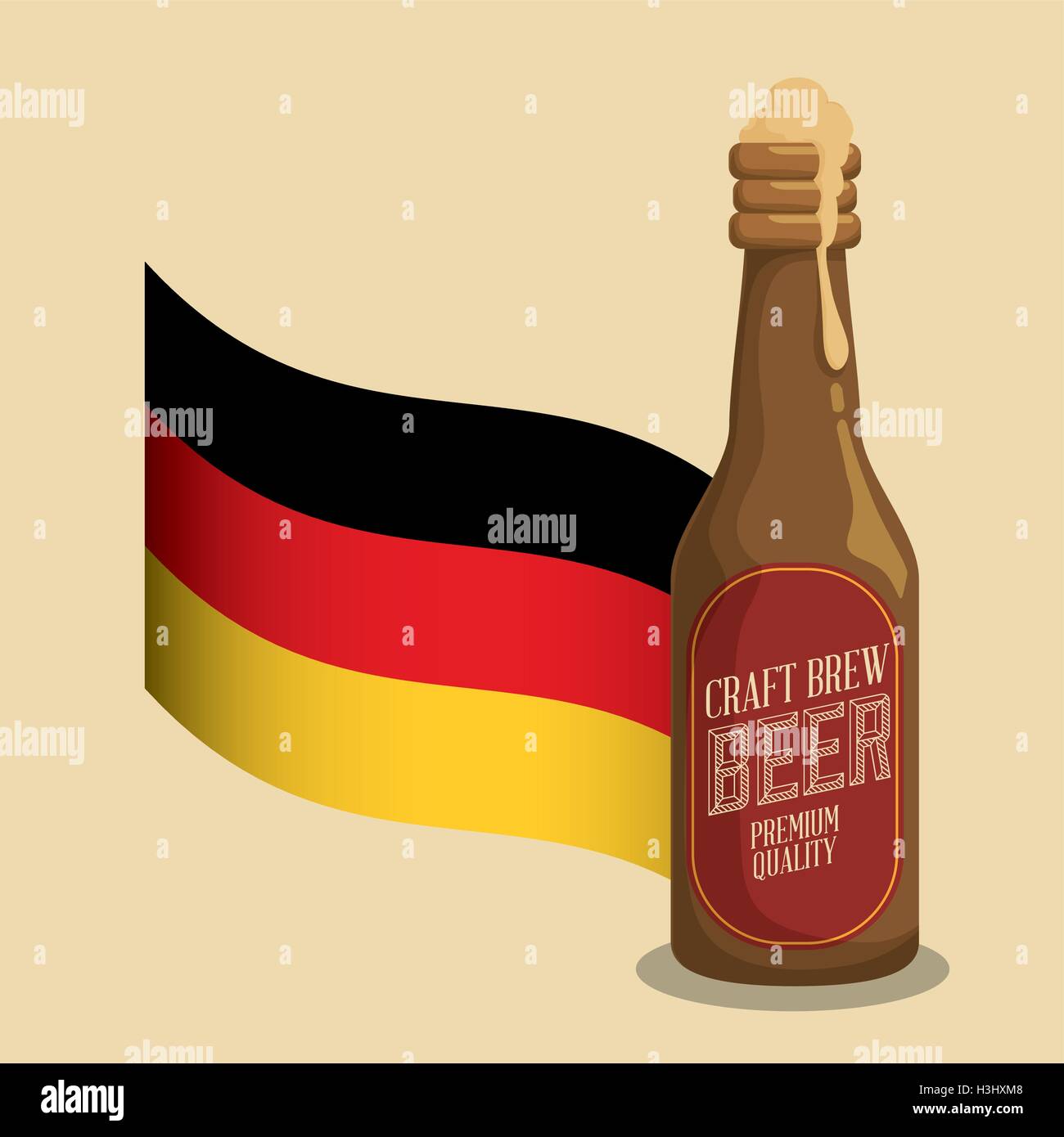 German premium beer Stock Vector Images - Alamy