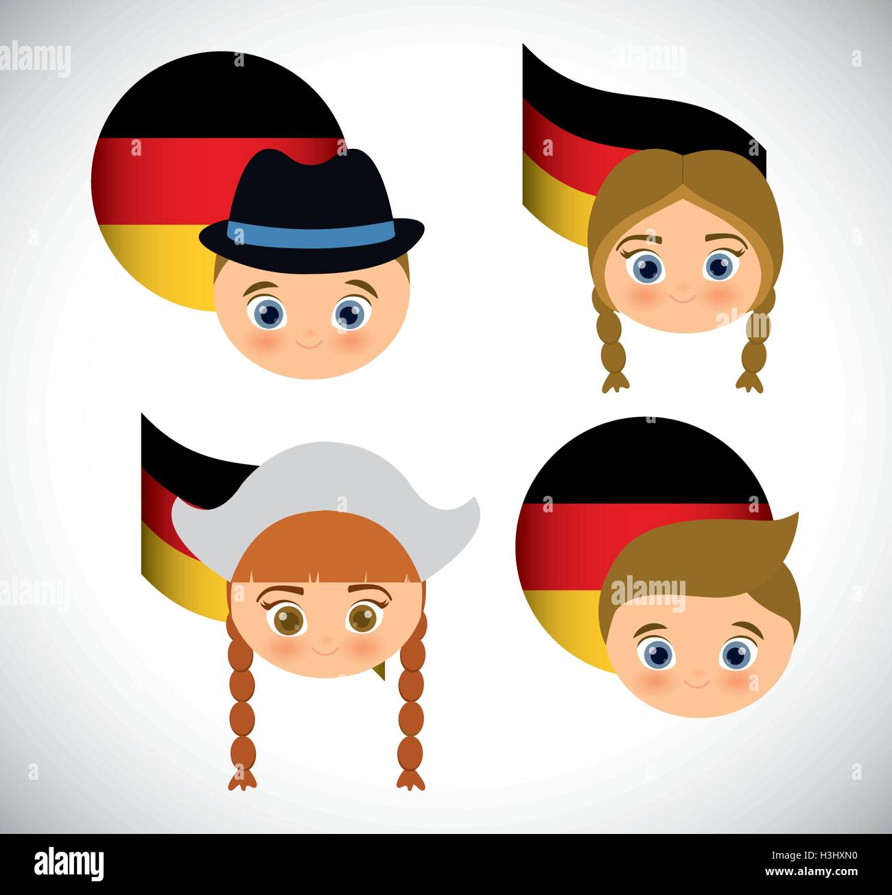 German person in traditional dress Stock Vector Image & Art - Alamy