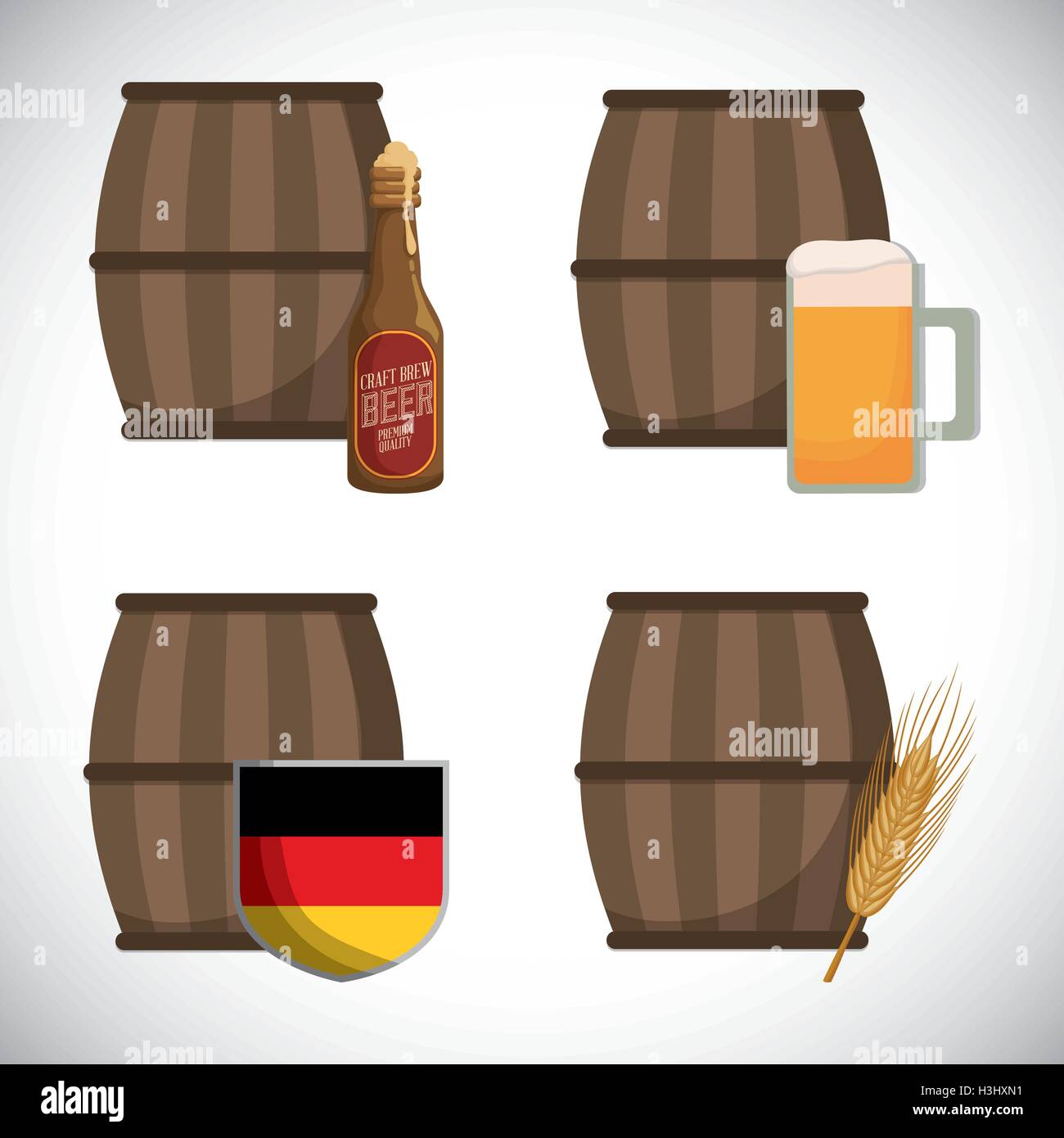 German premium beer Stock Vector Images - Alamy
