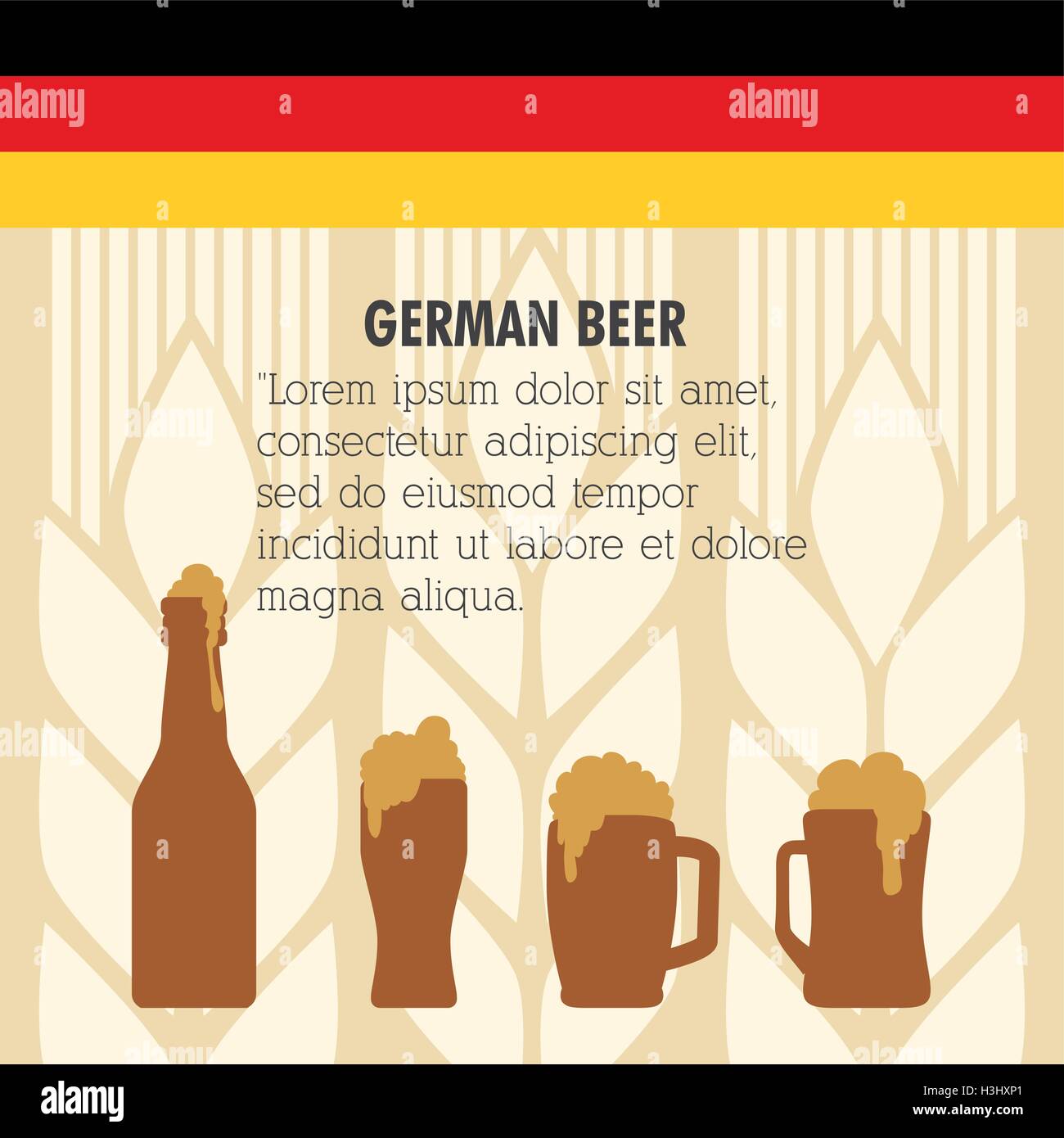 German premium beer Stock Vector Images - Alamy
