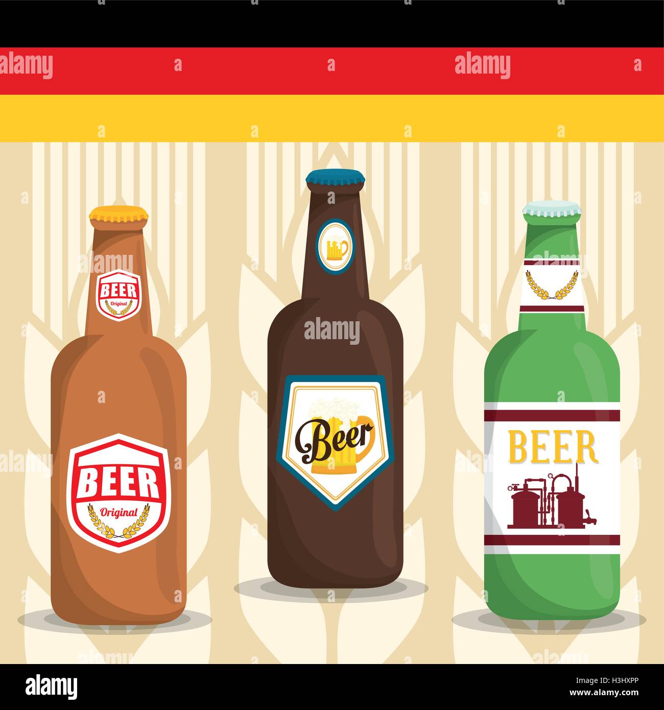 German premium beer Stock Vector Images - Alamy