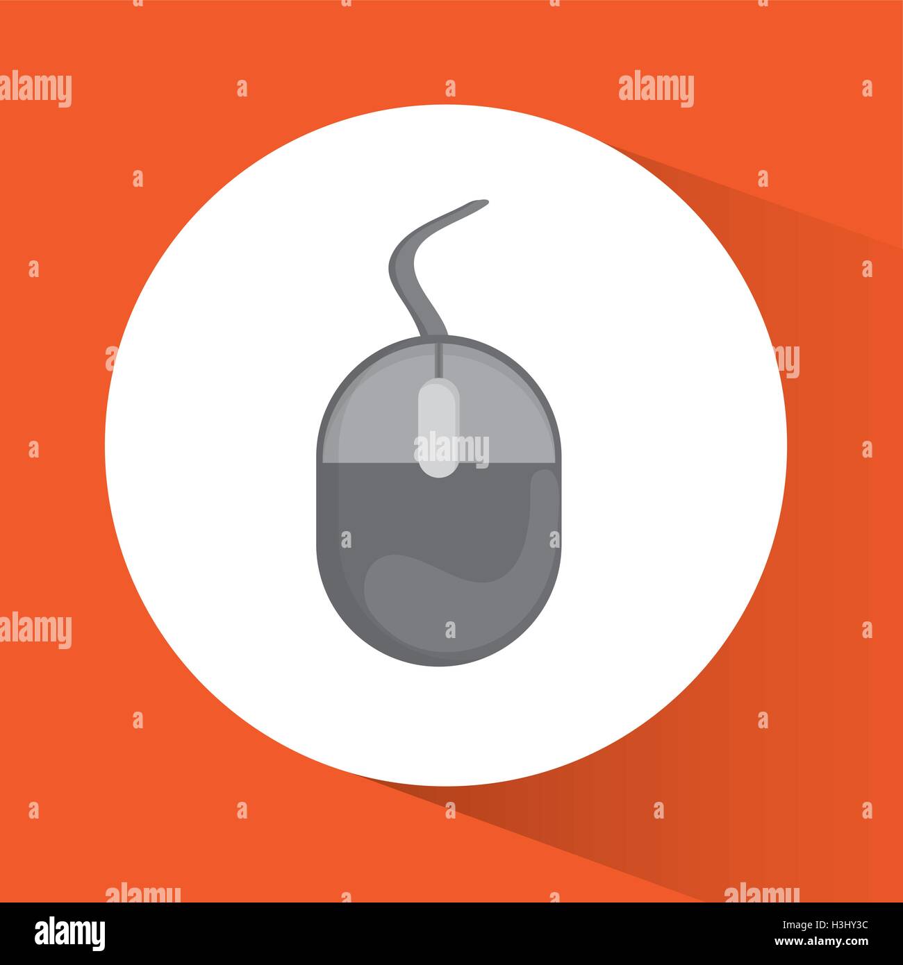 Mouse inside circle design Stock Vector Image & Art - Alamy
