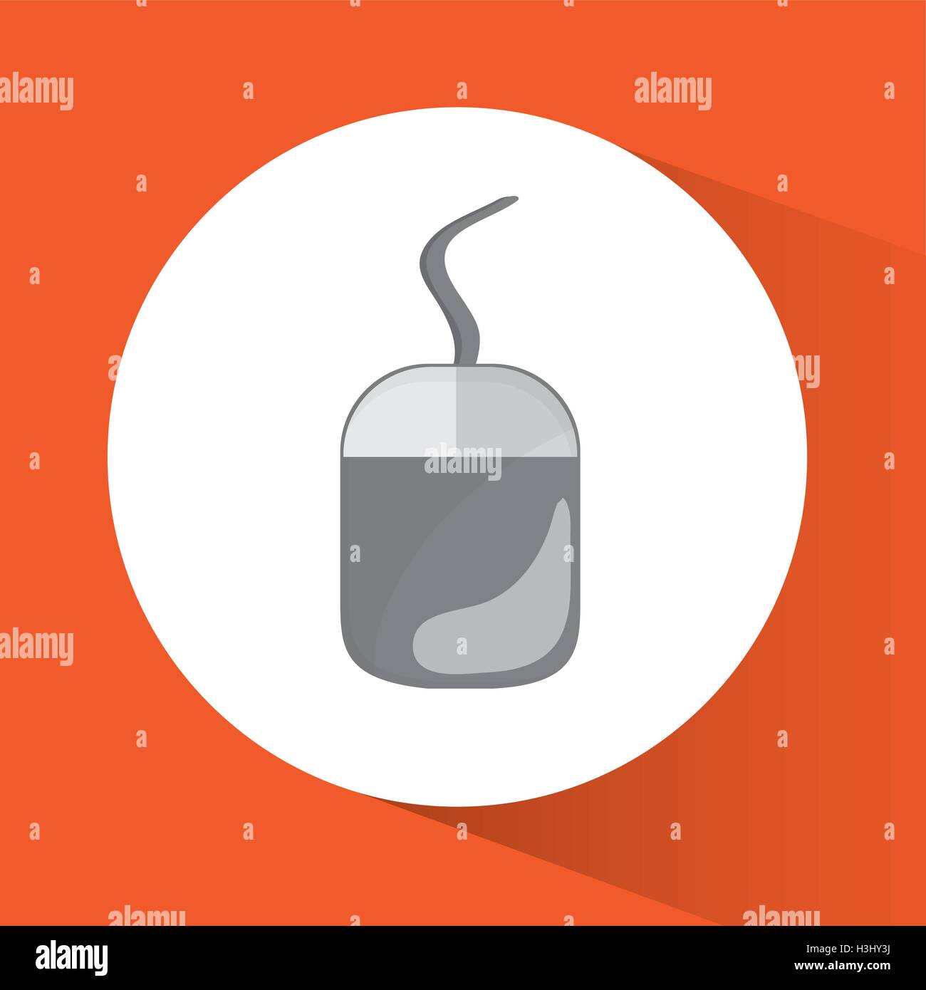 Mouse inside circle design Stock Vector Images - Alamy