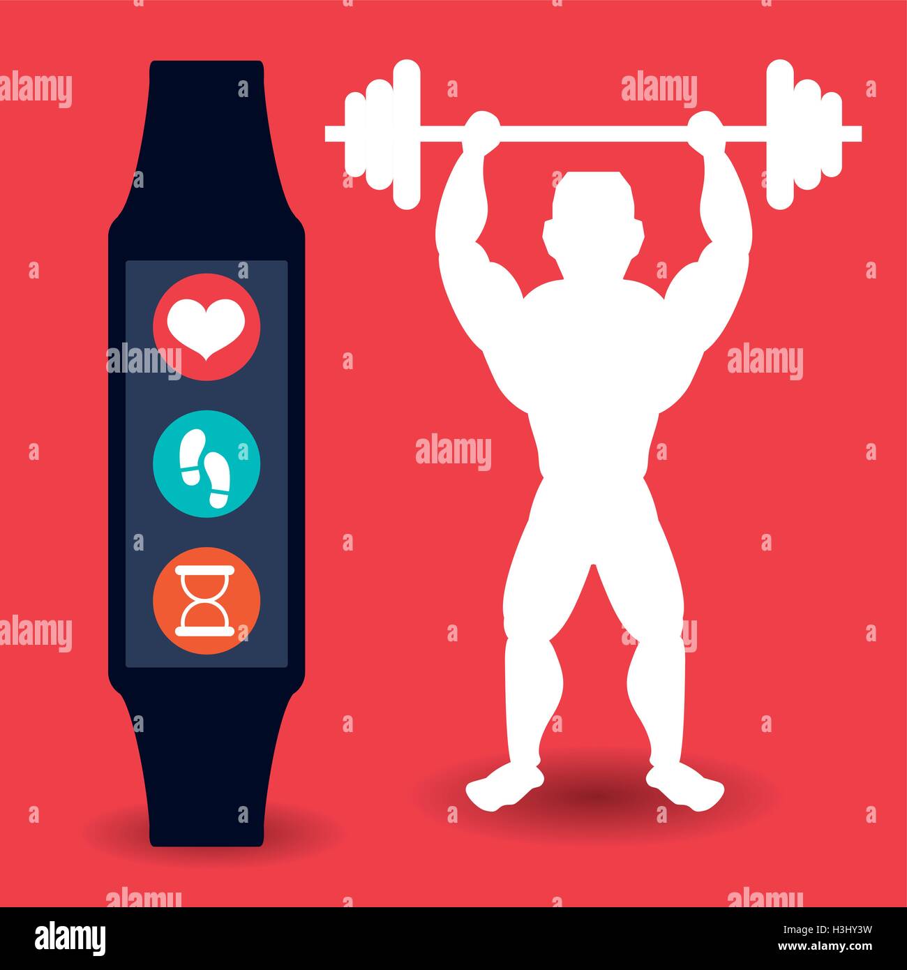 fitness app technology icons Stock Vector Image & Art - Alamy