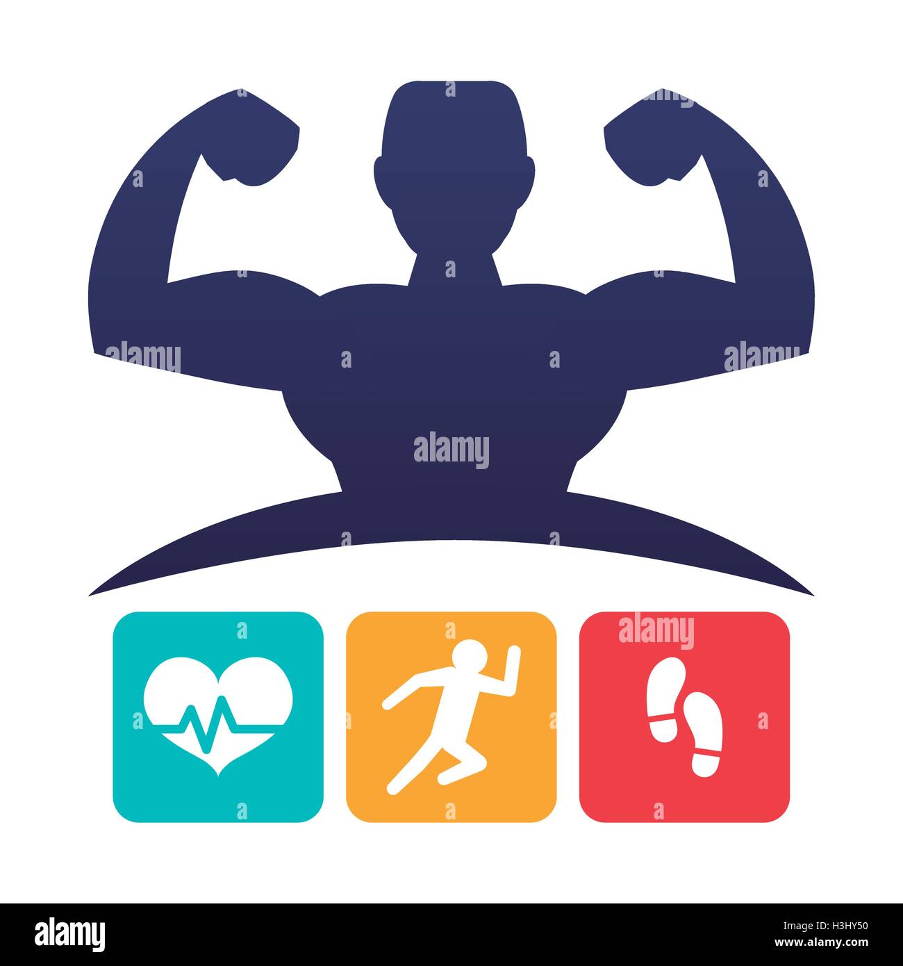 fitness app technology icons Stock Vector Image & Art - Alamy