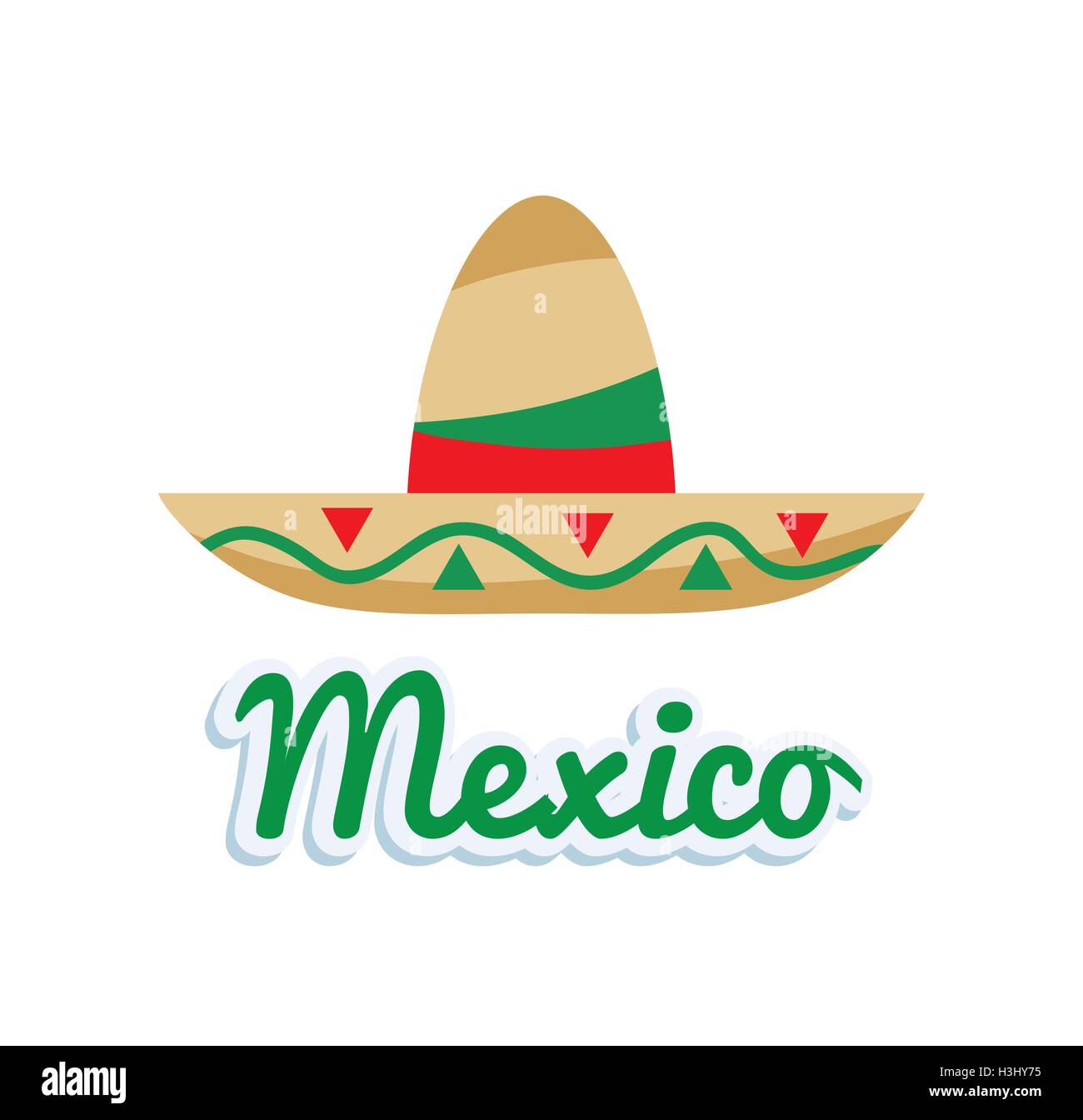 Hat of Mexican culture design Stock Vector Image & Art - Alamy