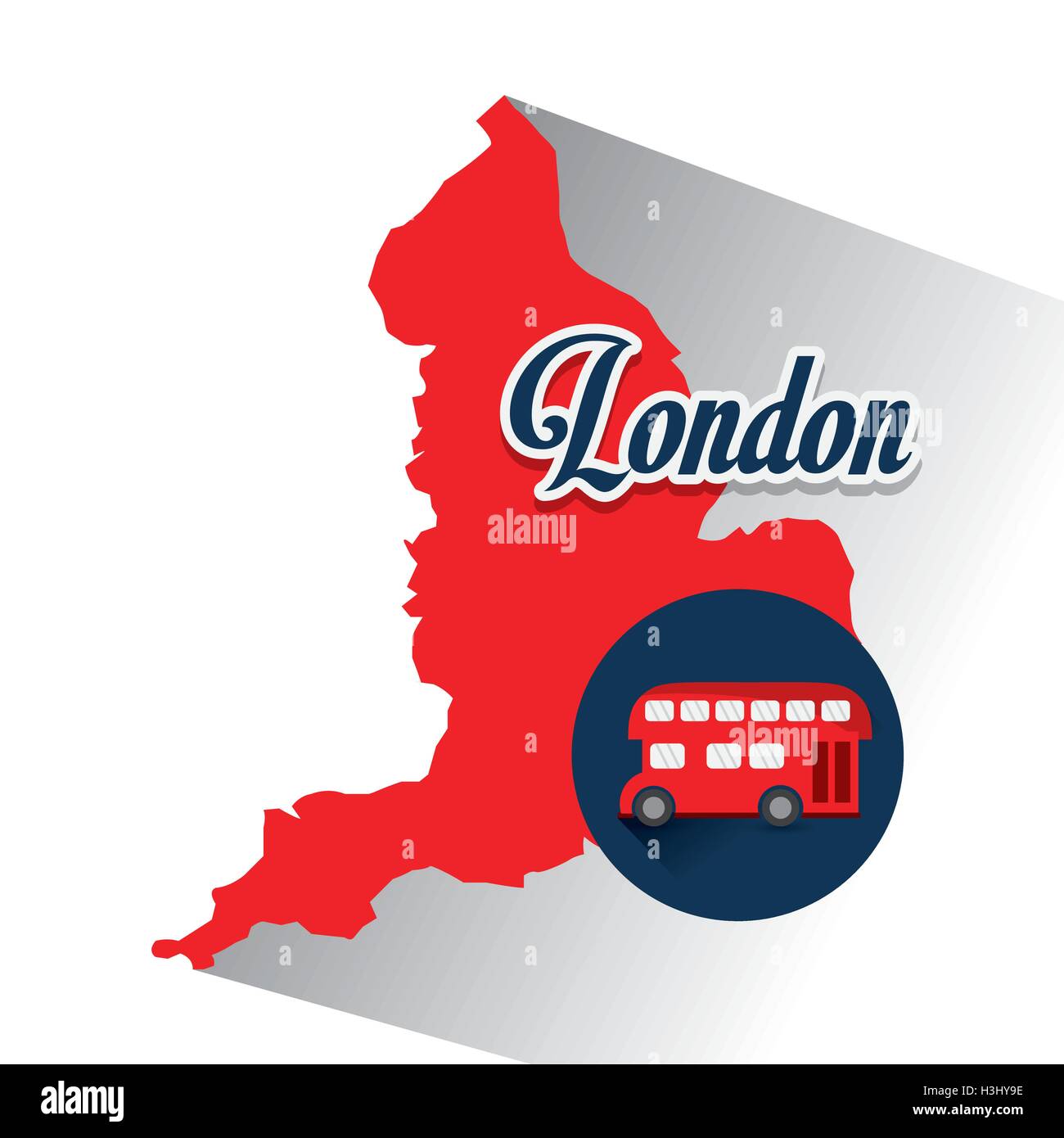 Isolated map and bus design Stock Vector Image & Art - Alamy