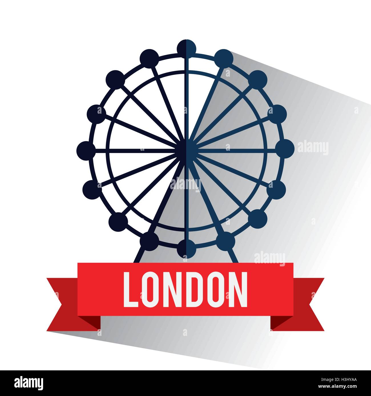 Isolated london eye design Stock Vector Image & Art - Alamy