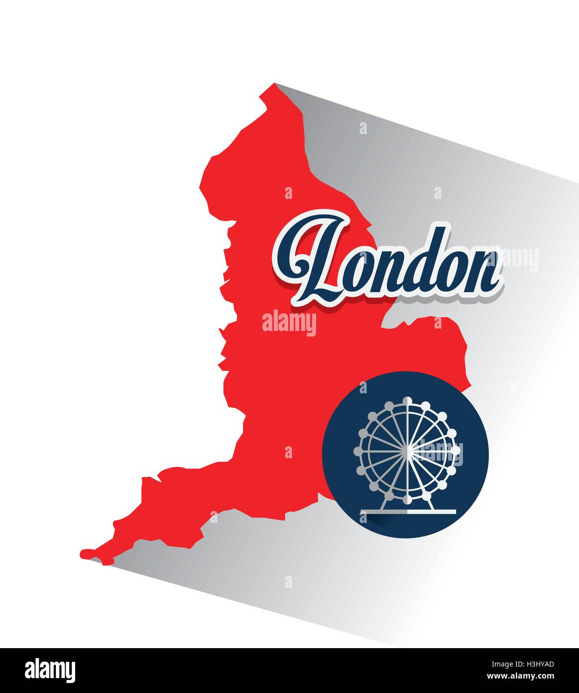 Historical uk map Cut Out Stock Images & Pictures - Alamy