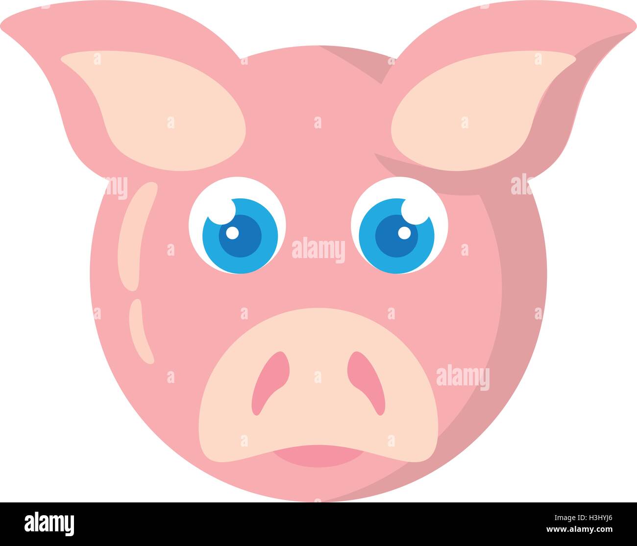 pig animal farm isolated icon Stock Vector Image & Art - Alamy