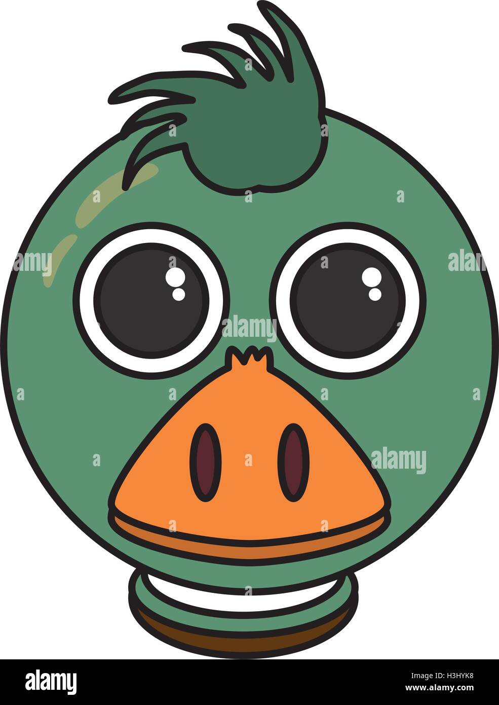 duck animal farm isolated icon Stock Vector Image & Art - Alamy