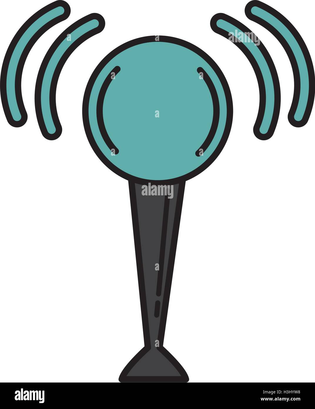 microphone device isolated icon Stock Vector Image & Art - Alamy