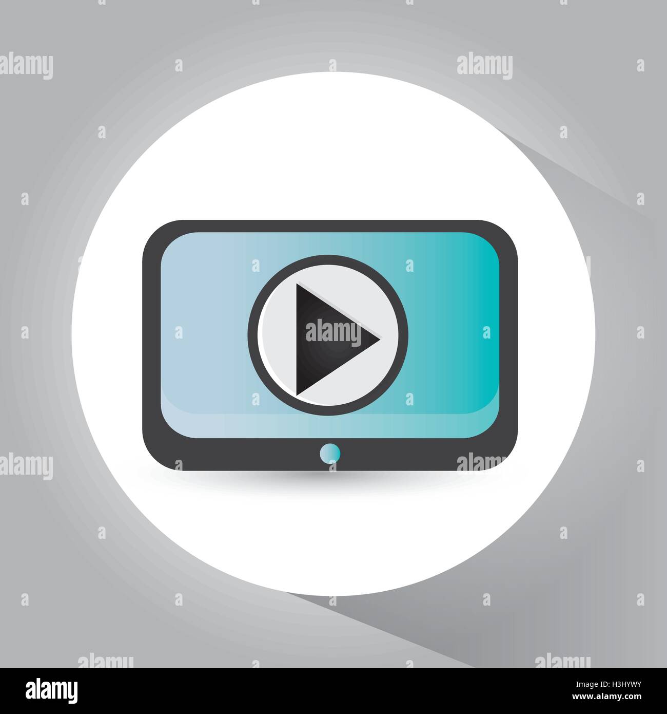 Watching tablet film Stock Vector Images - Alamy