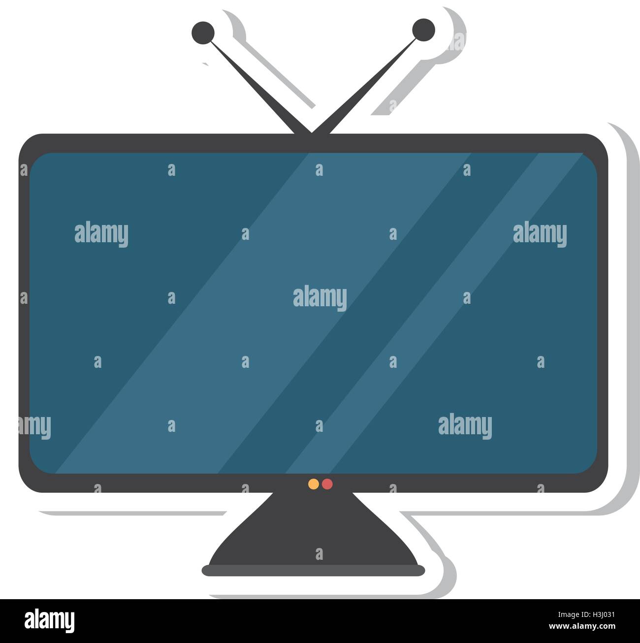 tv plasma isolated icon Stock Vector Image & Art - Alamy
