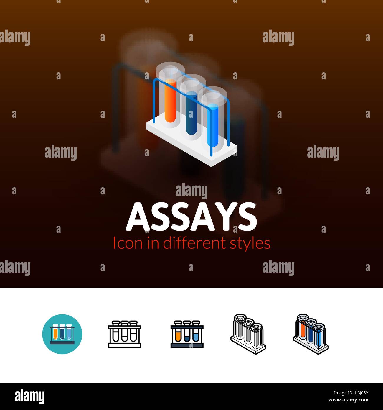 Elisa assay Stock Vector Images - Alamy