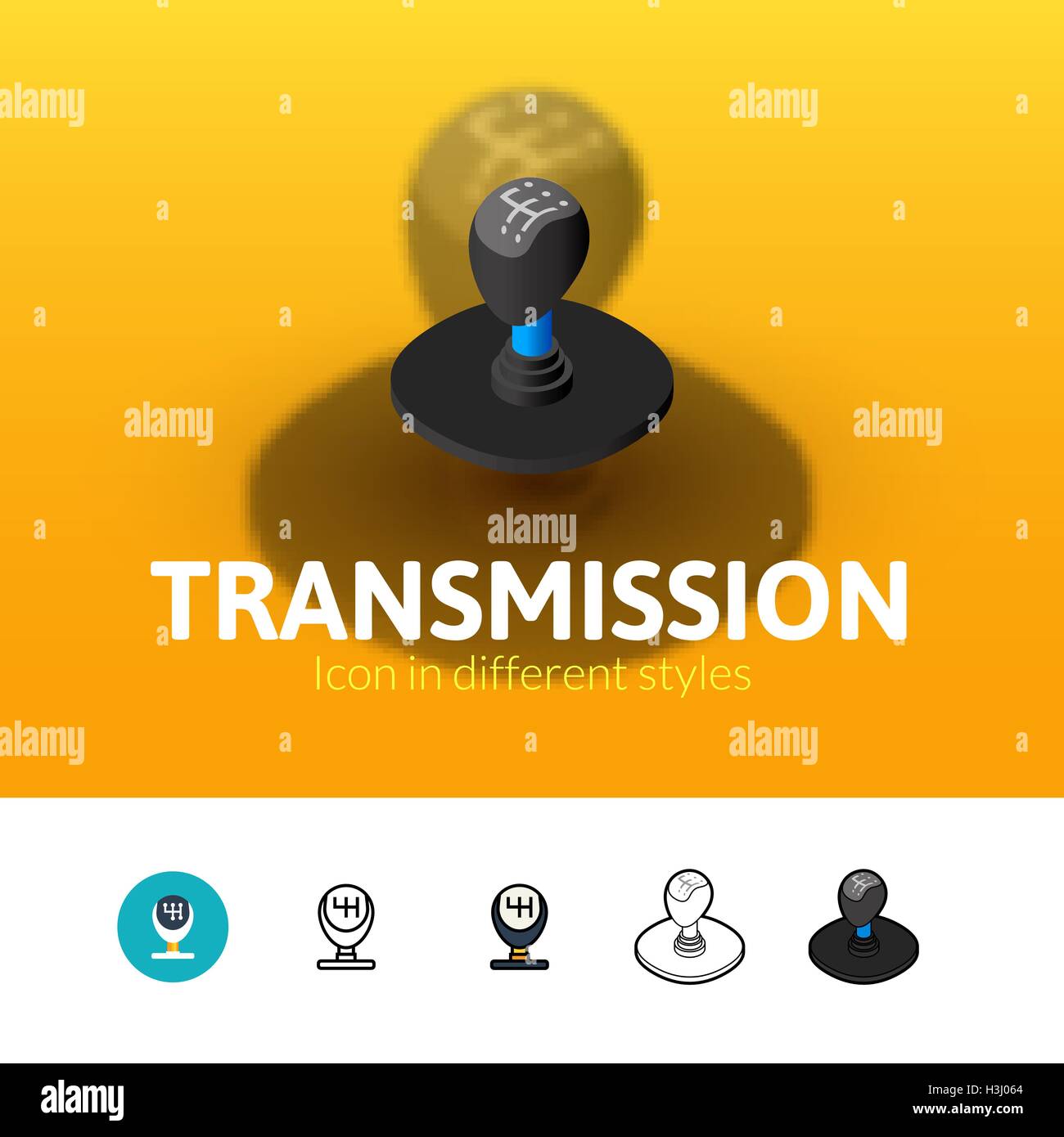 Transmission icon in different style Stock Vector Image & Art - Alamy