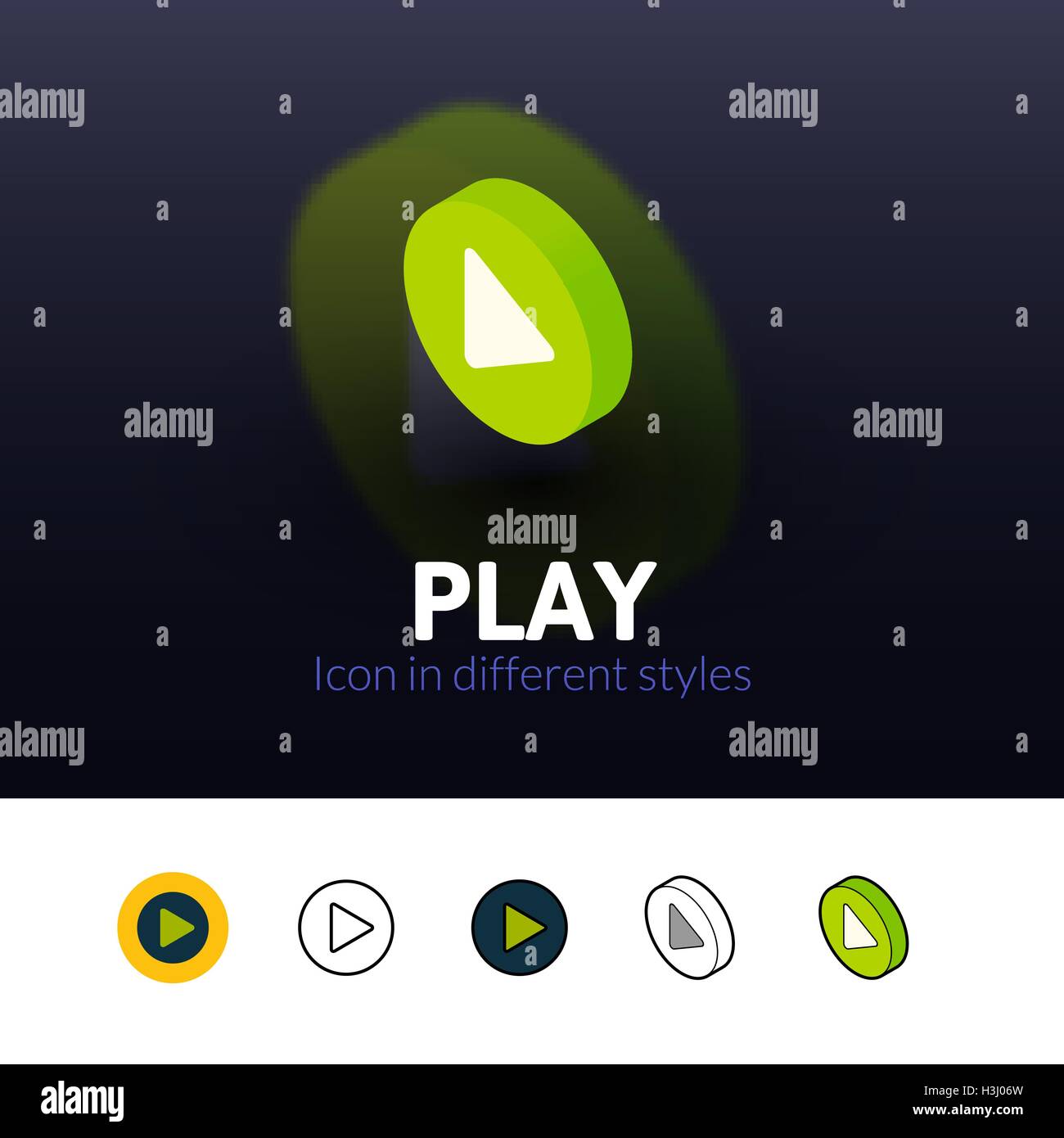 Infographic play hi-res stock photography and images - Alamy