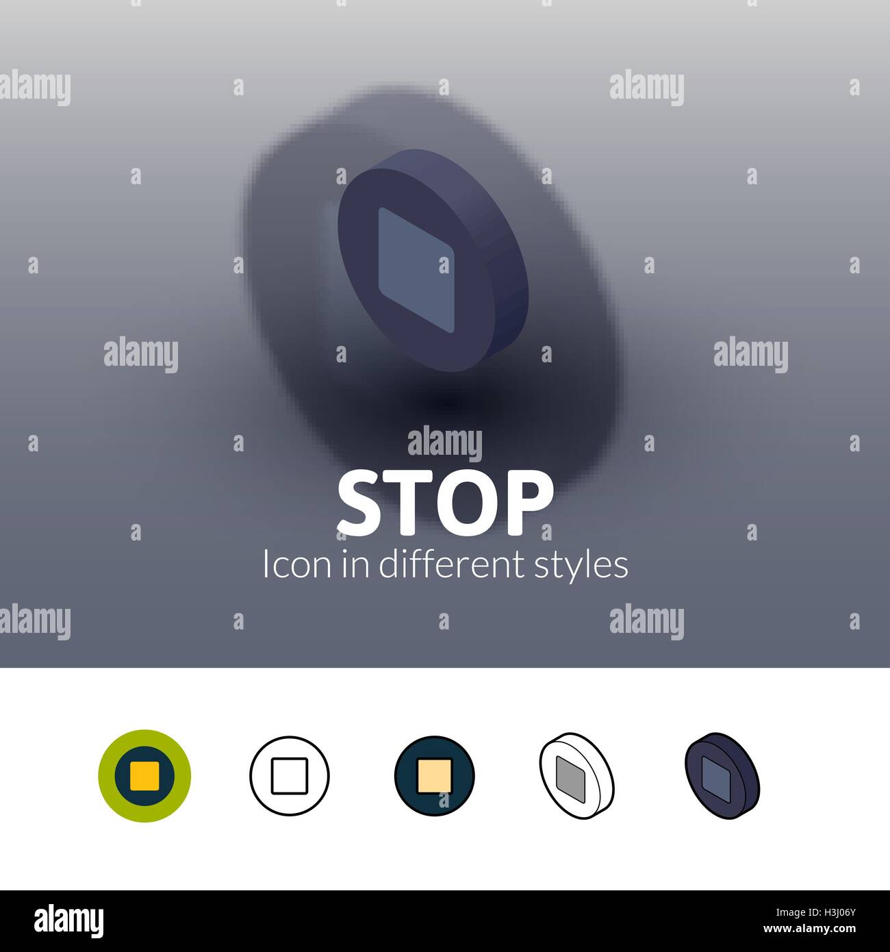 Emergency stop switch Stock Vector Images - Alamy