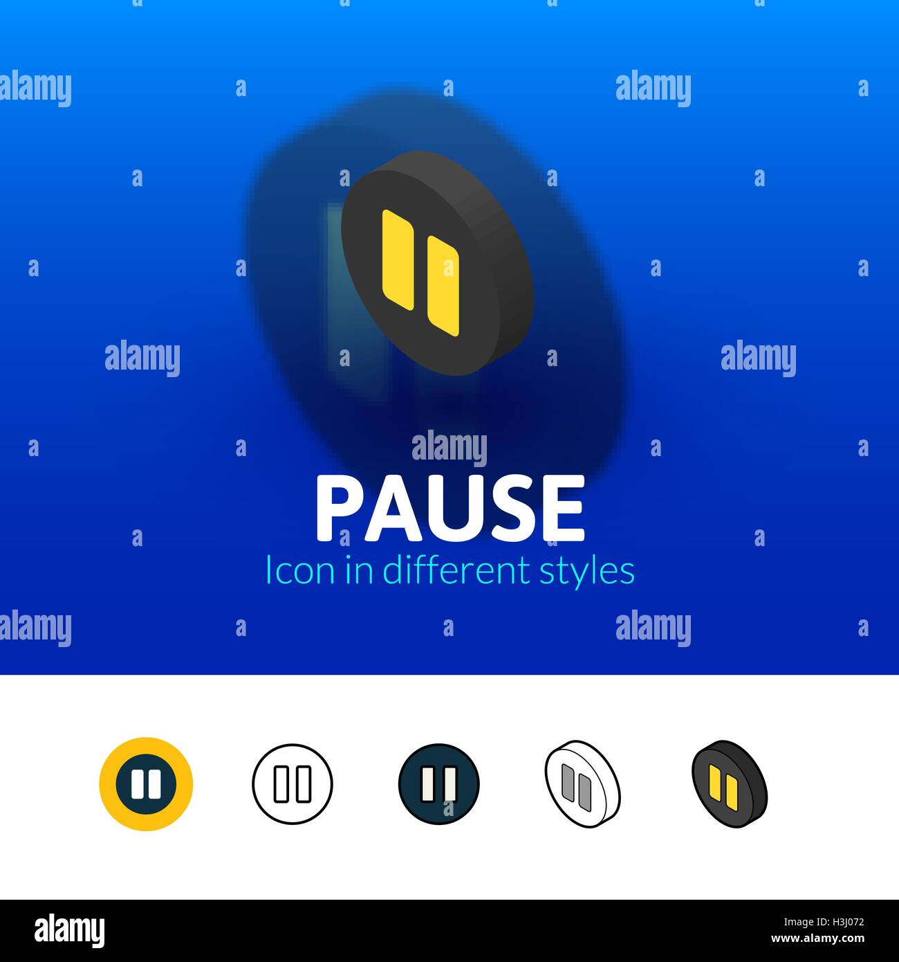 Stop play pause web hi-res stock photography and images - Alamy