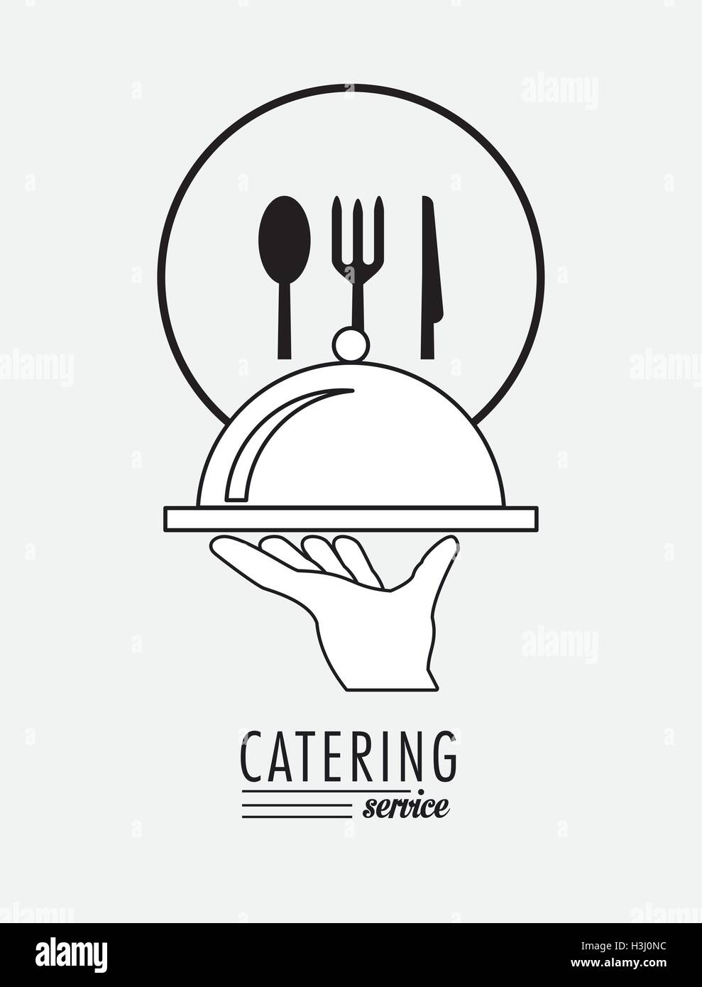 catering service emblem image Stock Vector Image & Art - Alamy