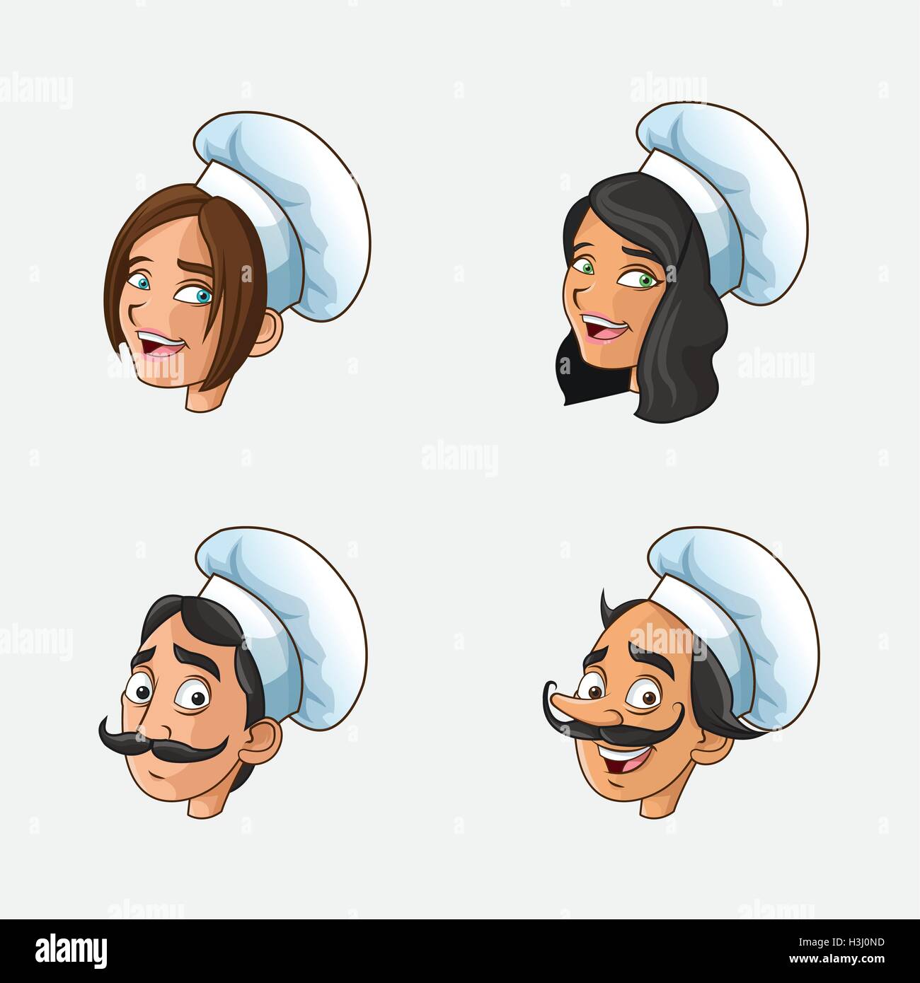 Happy chef cook icon image Stock Vector Images - Alamy