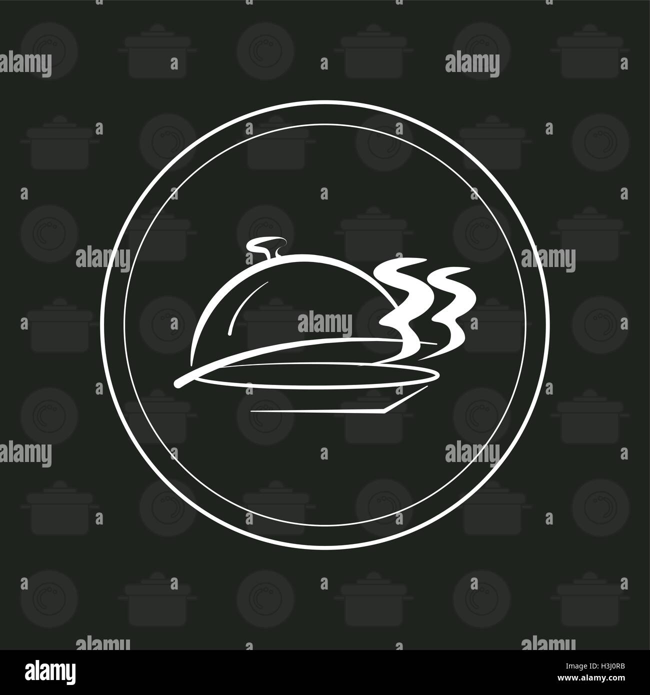 Fancy dinner waiter Stock Vector Images - Alamy