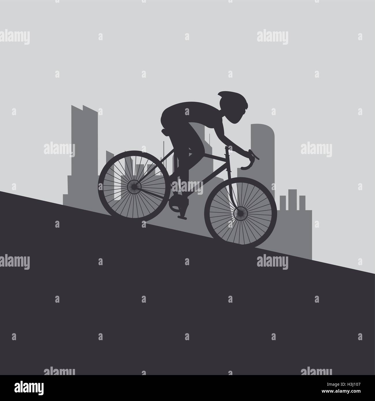 bike and cyclist icons image Stock Vector Image & Art - Alamy
