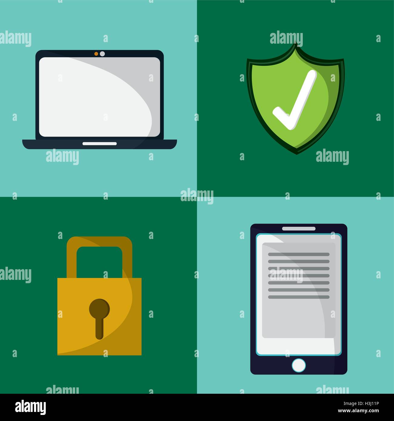internet security related icons image Stock Vector Image & Art - Alamy