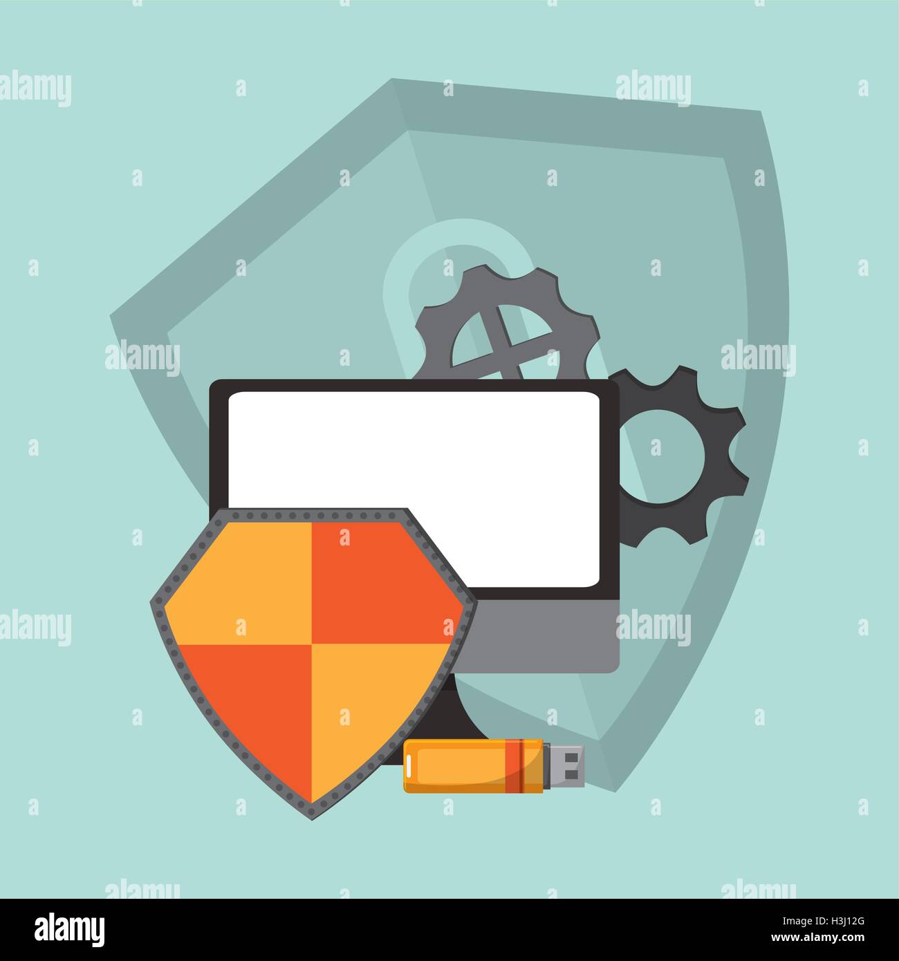 internet security related icons image Stock Vector Image & Art - Alamy