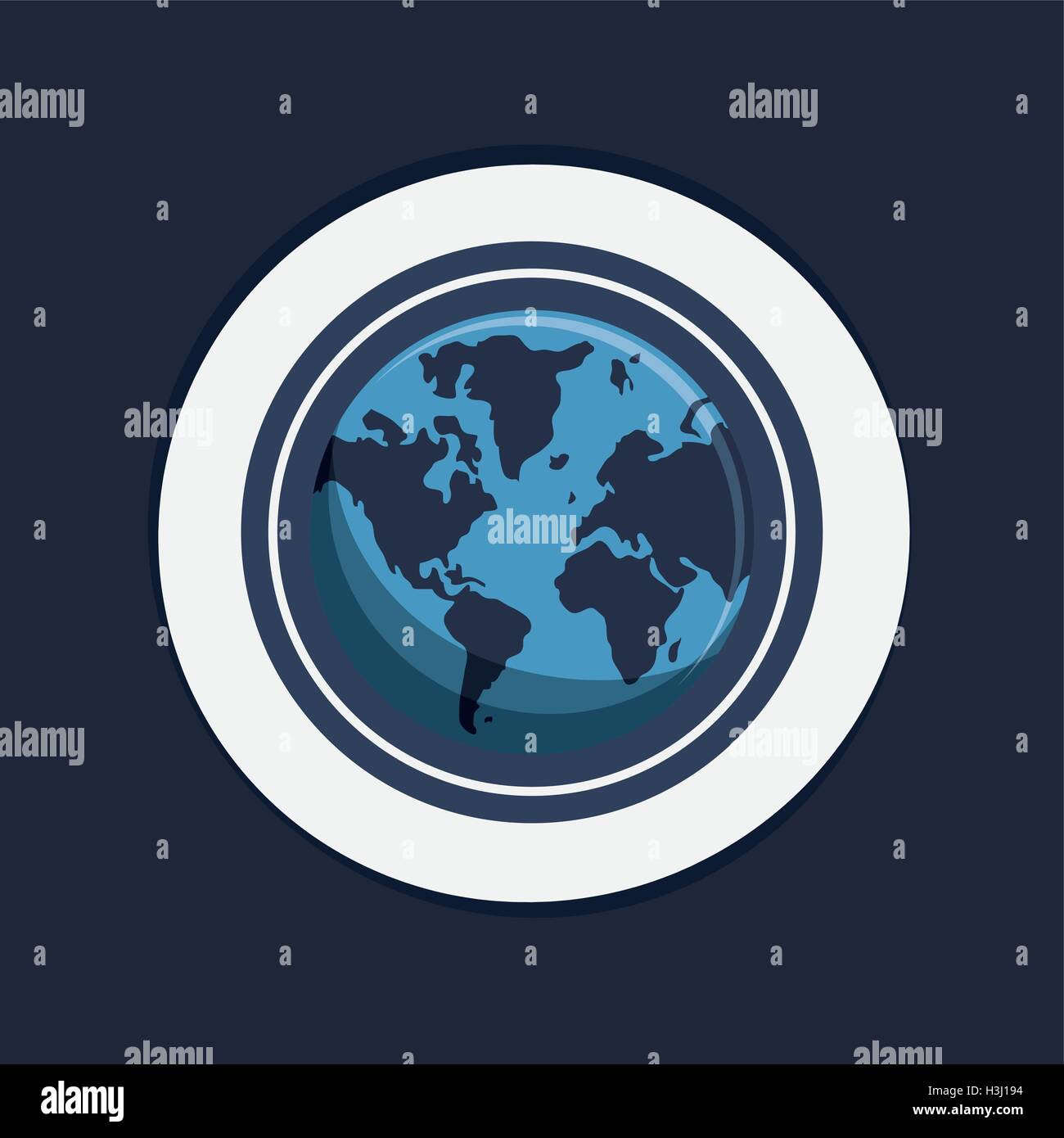 earth globe emblem image Stock Vector Image & Art - Alamy