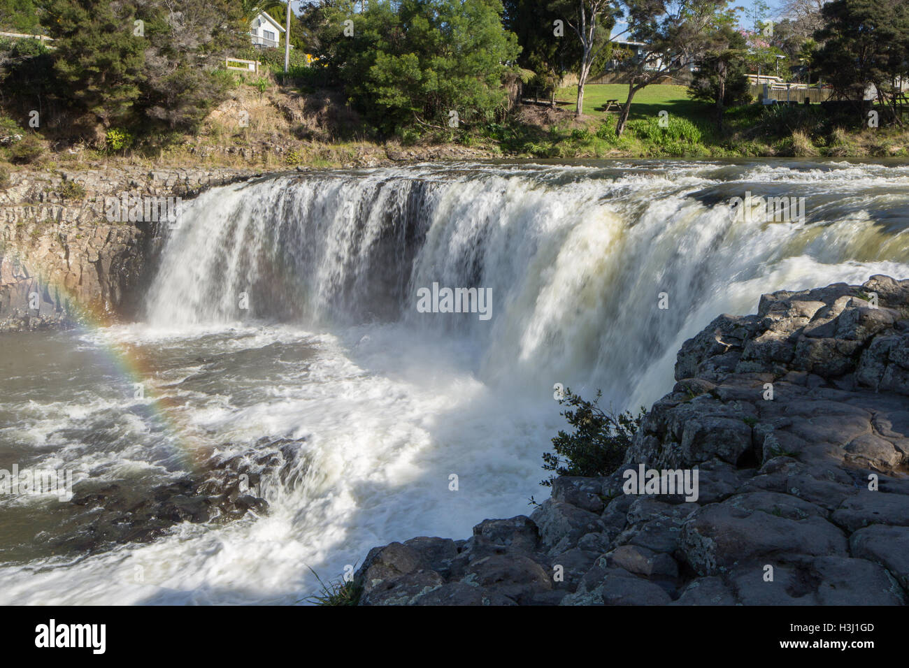 Haruru Falls near Paihia in the Bay of Islands, New Zealand Stock Photo - Alamy