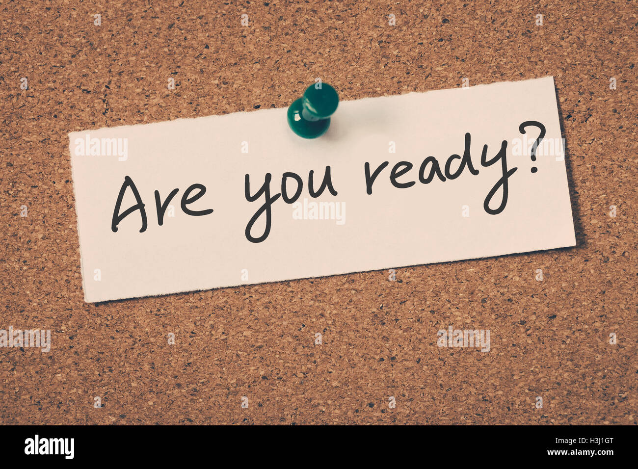 Are you ready Stock Photo - Alamy