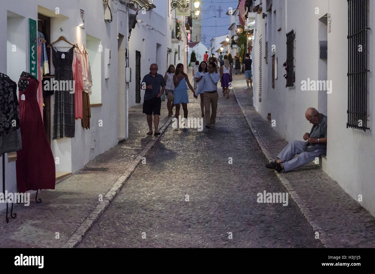 Altea street scene hi-res stock photography and images - Alamy