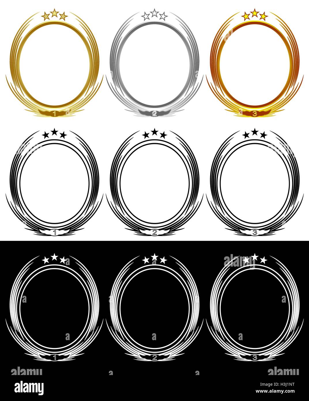 Winner frame Stock Vector Images - Alamy