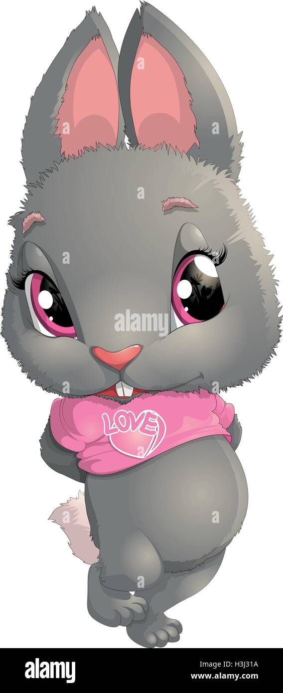 Ginger rabbit Stock Vector Images - Alamy
