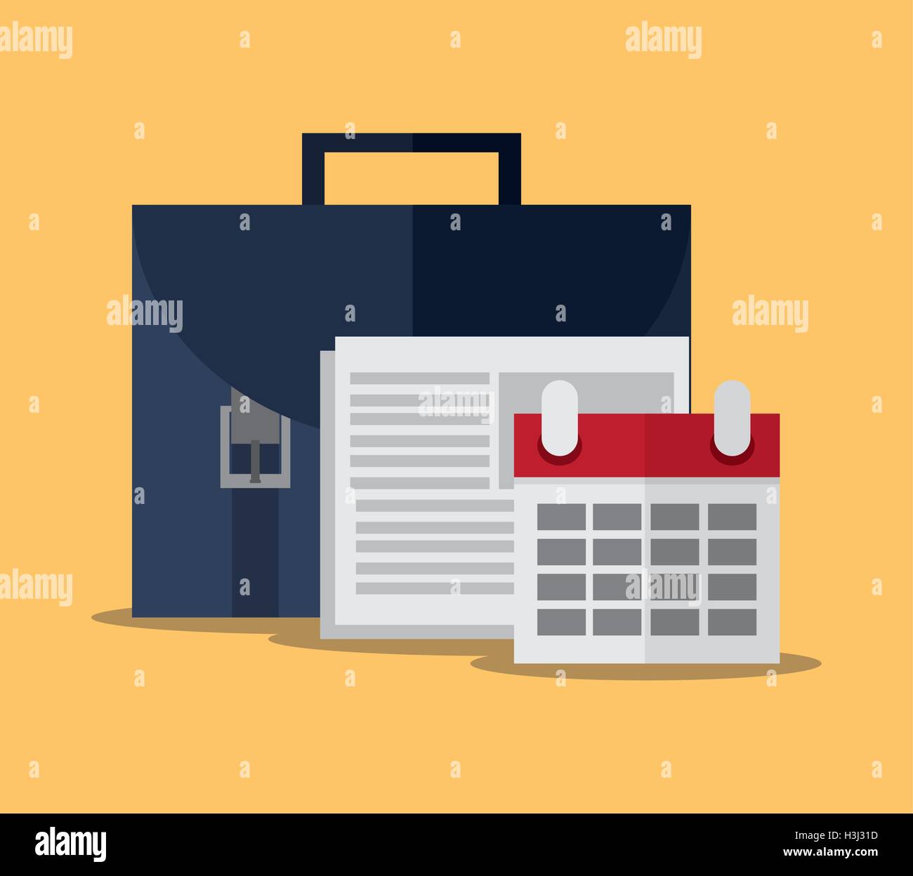 Suitcase of office and work design Stock Vector Image & Art - Alamy