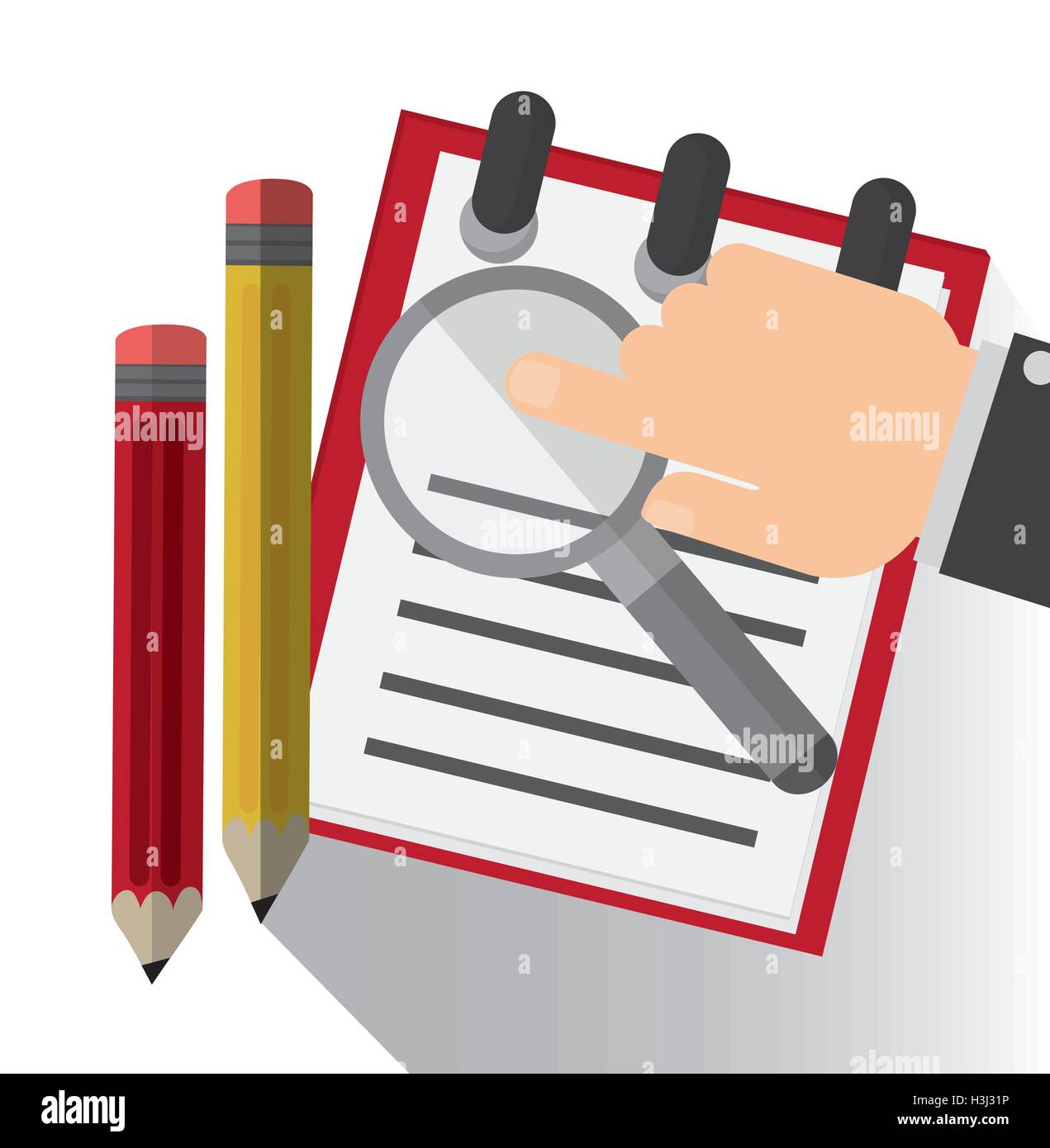 Notebook of office and work design Stock Vector Image & Art - Alamy