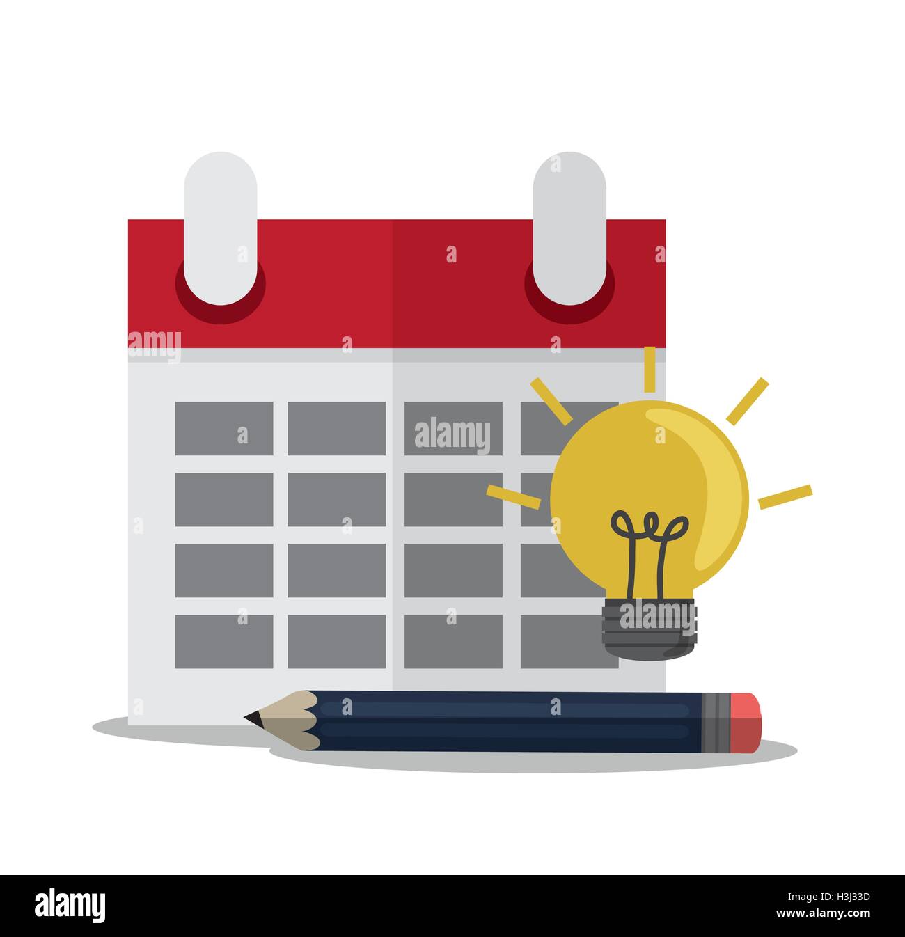 Calendar of office and work design Stock Vector Image & Art - Alamy