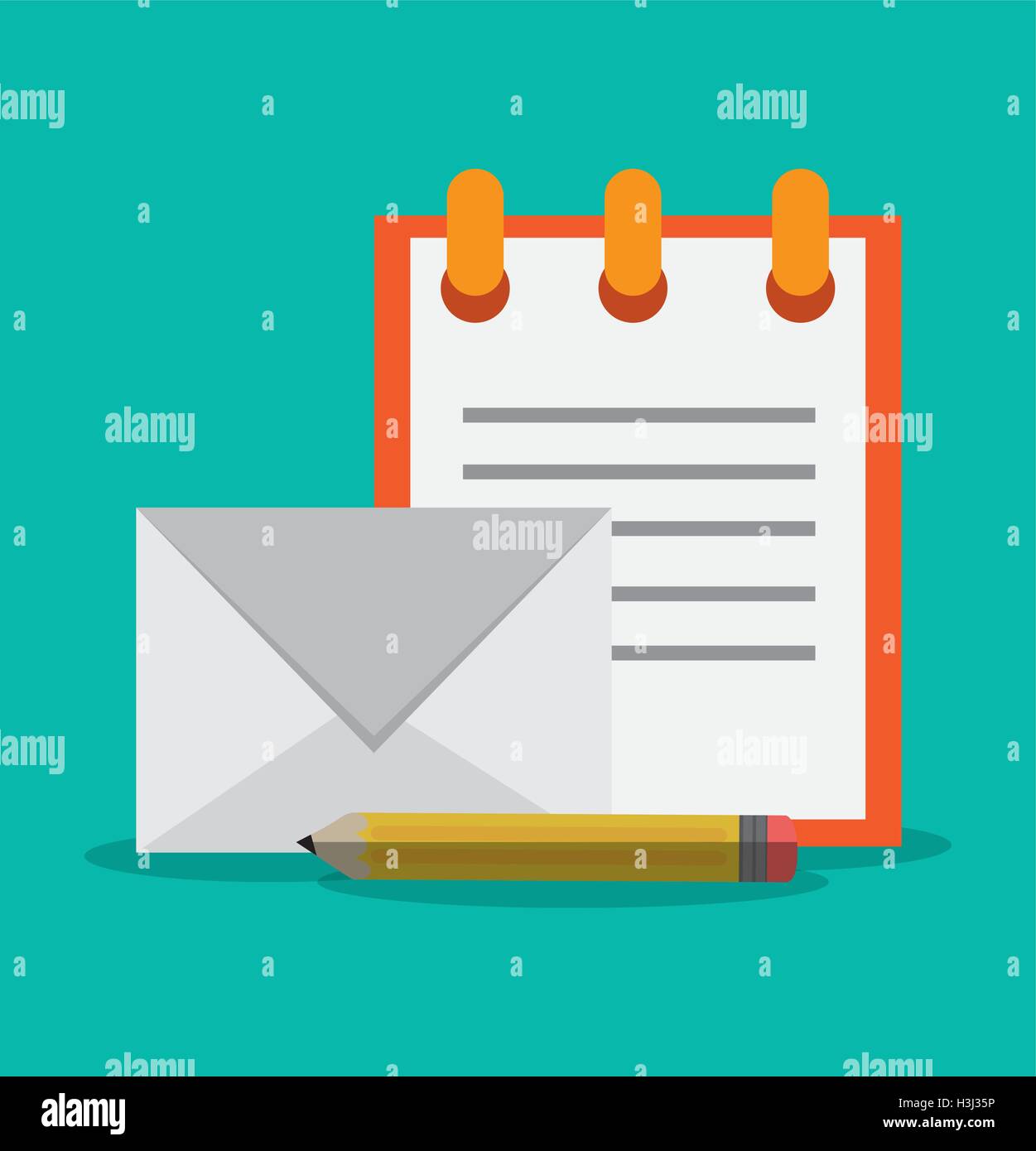 Notebook of office and work design Stock Vector Image & Art - Alamy