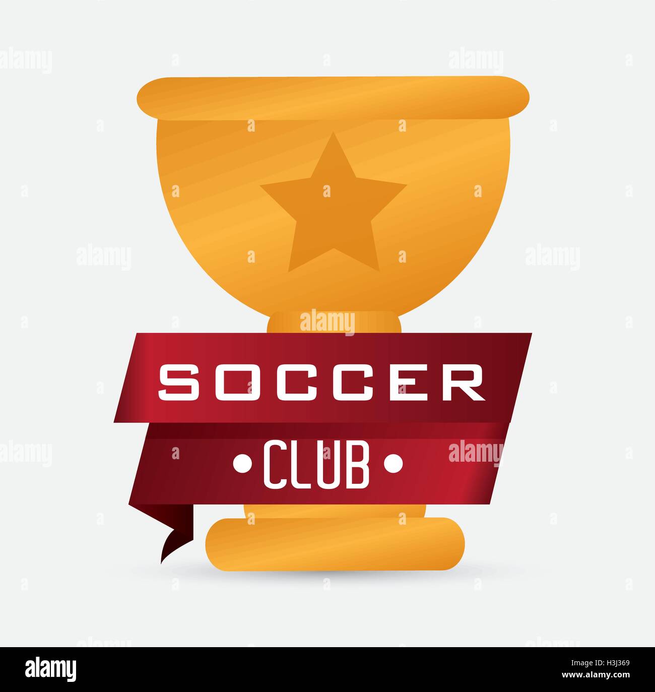 Trophy cup of soccer sport design Stock Vector Image & Art - Alamy