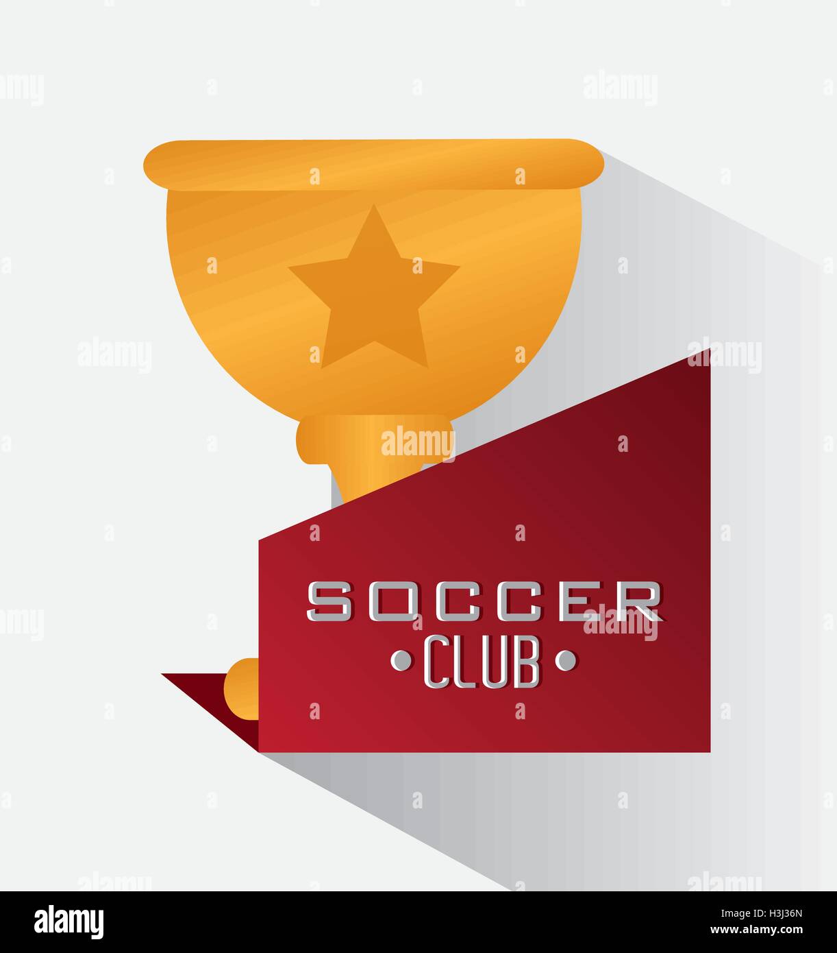 Trophy cup of soccer sport design Stock Vector Image & Art - Alamy