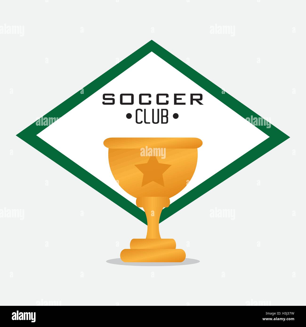 Trophy cup of soccer sport design Stock Vector Image & Art - Alamy