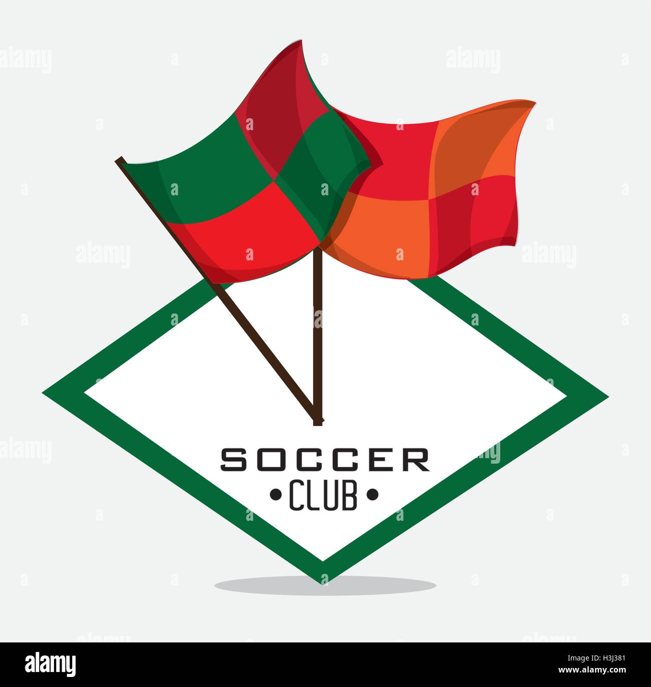 Flags of soccer sport design Stock Vector Image & Art - Alamy