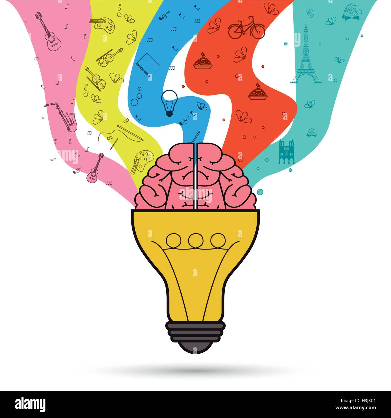 Creative Brain Vector
