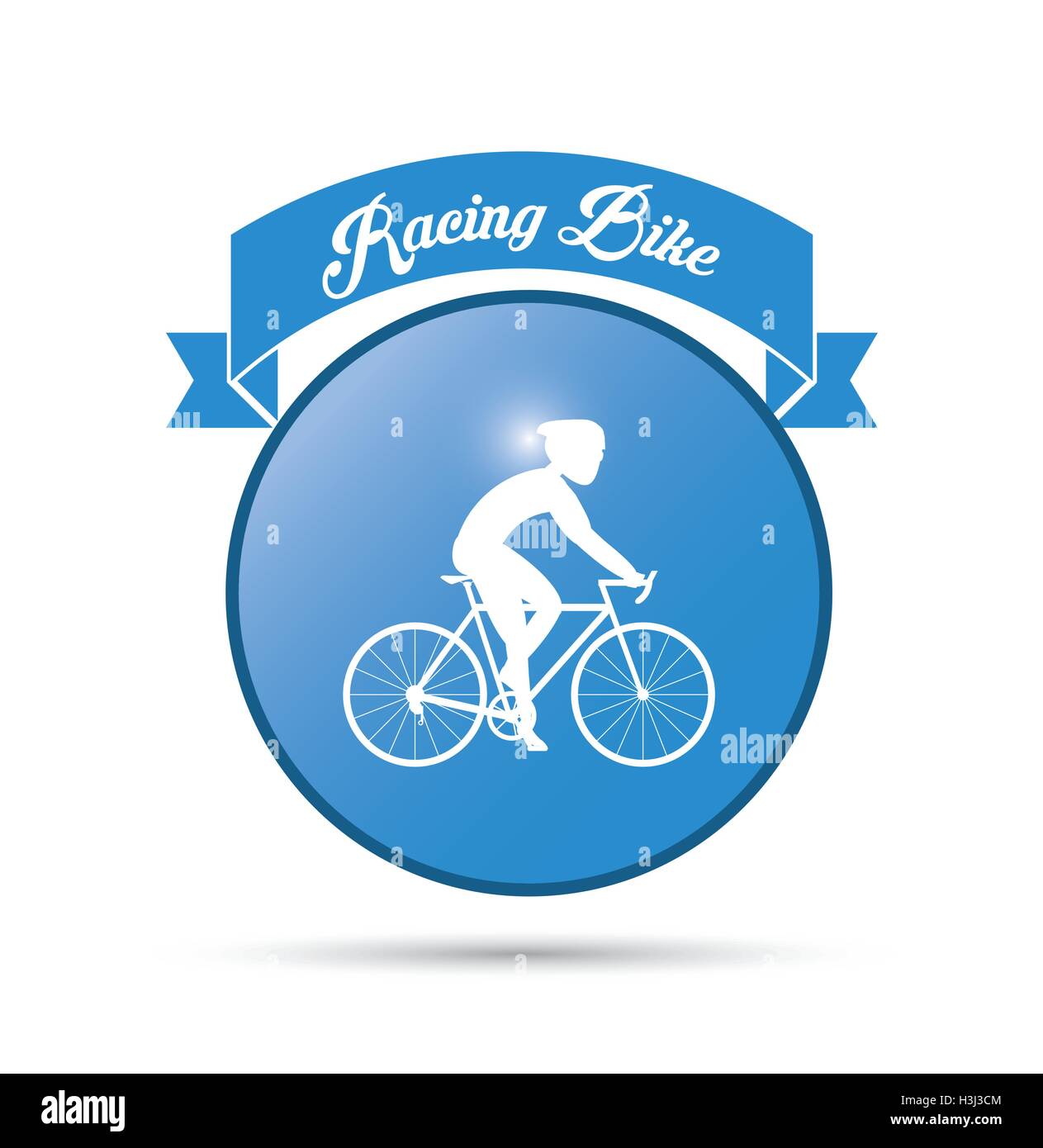 Boy cycle racing Stock Vector Images - Alamy